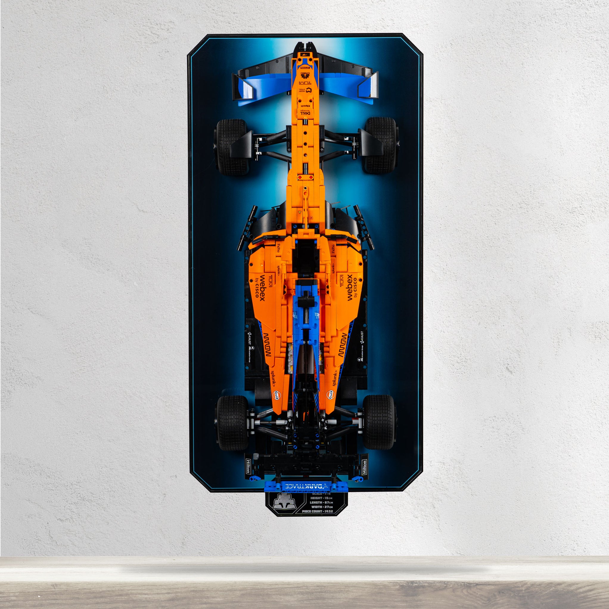 Wall Mounted Display Stand for LEGO® Technic™ McLaren Formula 1™ Race ...