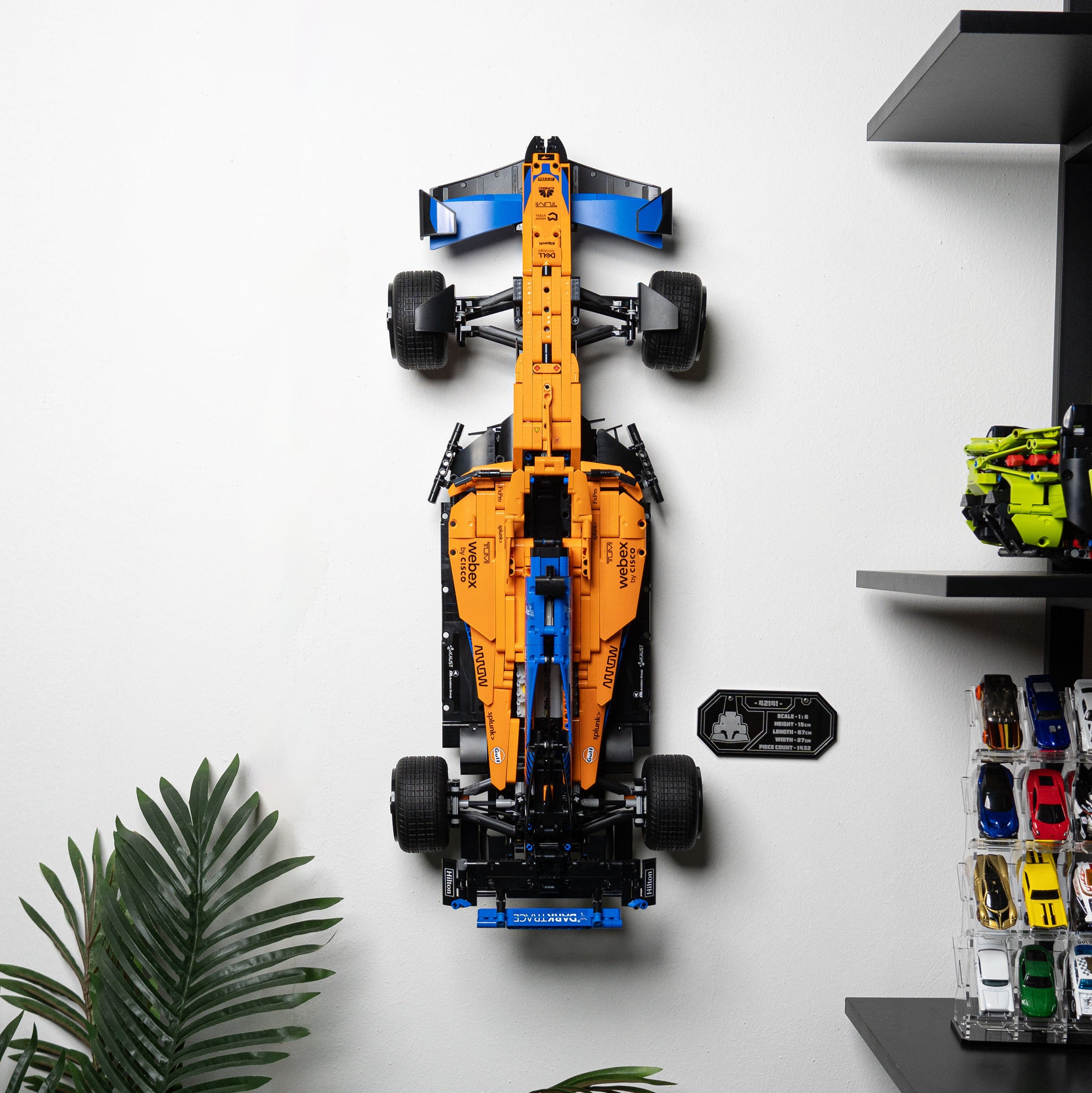 Wall Mounted Display Stand for LEGO® Technic™ McLaren Formula 1™ Race ...