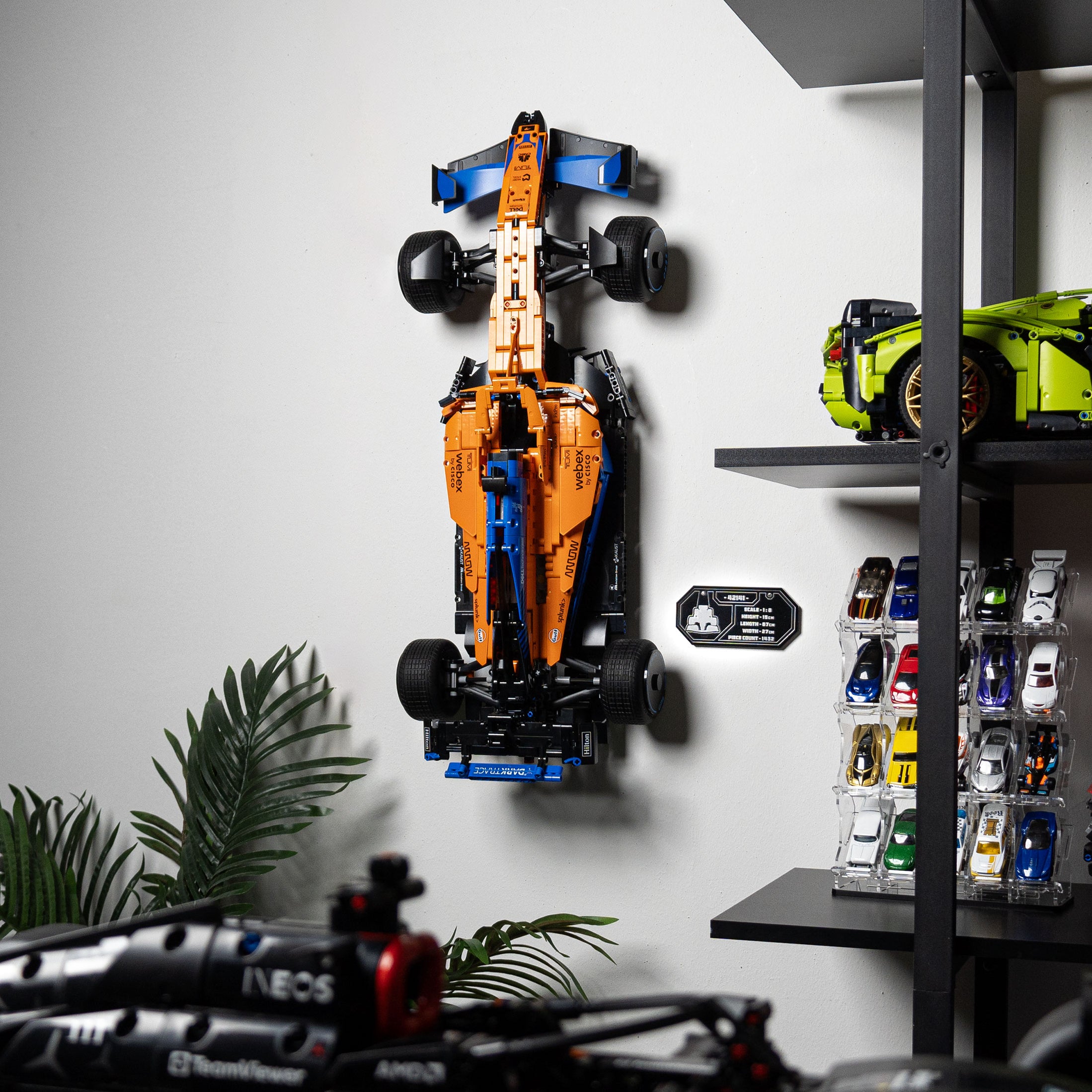 Wall Mounted Display Stand for LEGO® Technic™ McLaren Formula 1™ Race ...