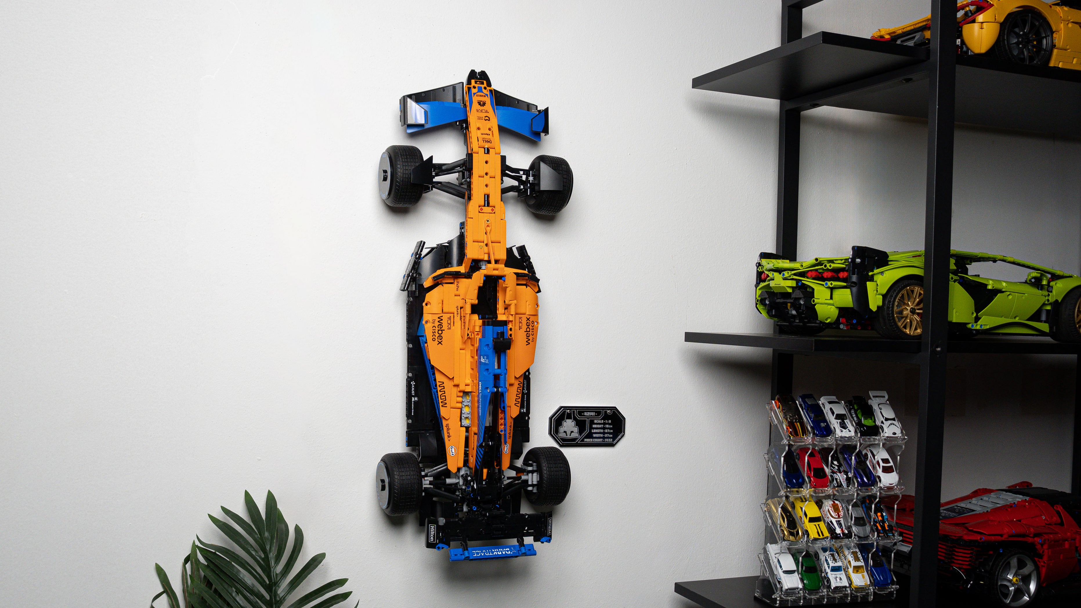 Wall Mounted Display Stand for LEGO® Technic™ McLaren Formula 1™ Race ...