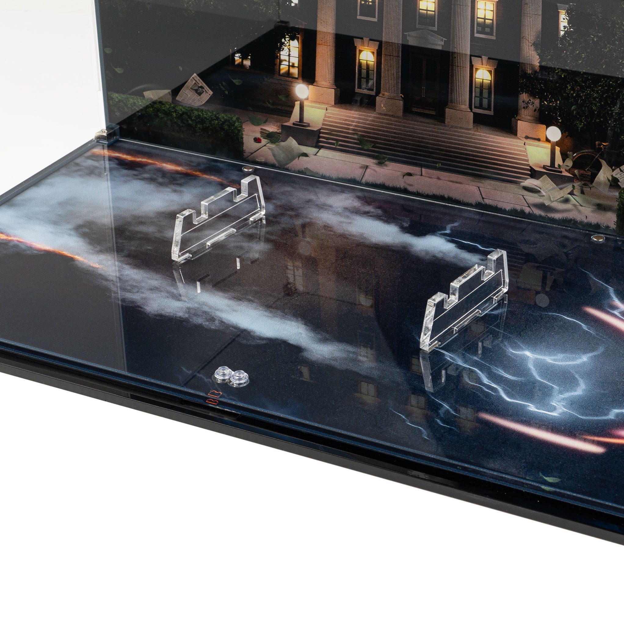 Display Case for LEGO Back to the Future Time Machine 10300 — Wicked Brick
