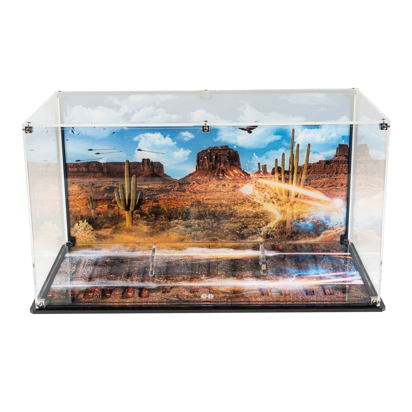 Display Case for LEGO Back to the Future Time Machine 10300 — Wicked Brick
