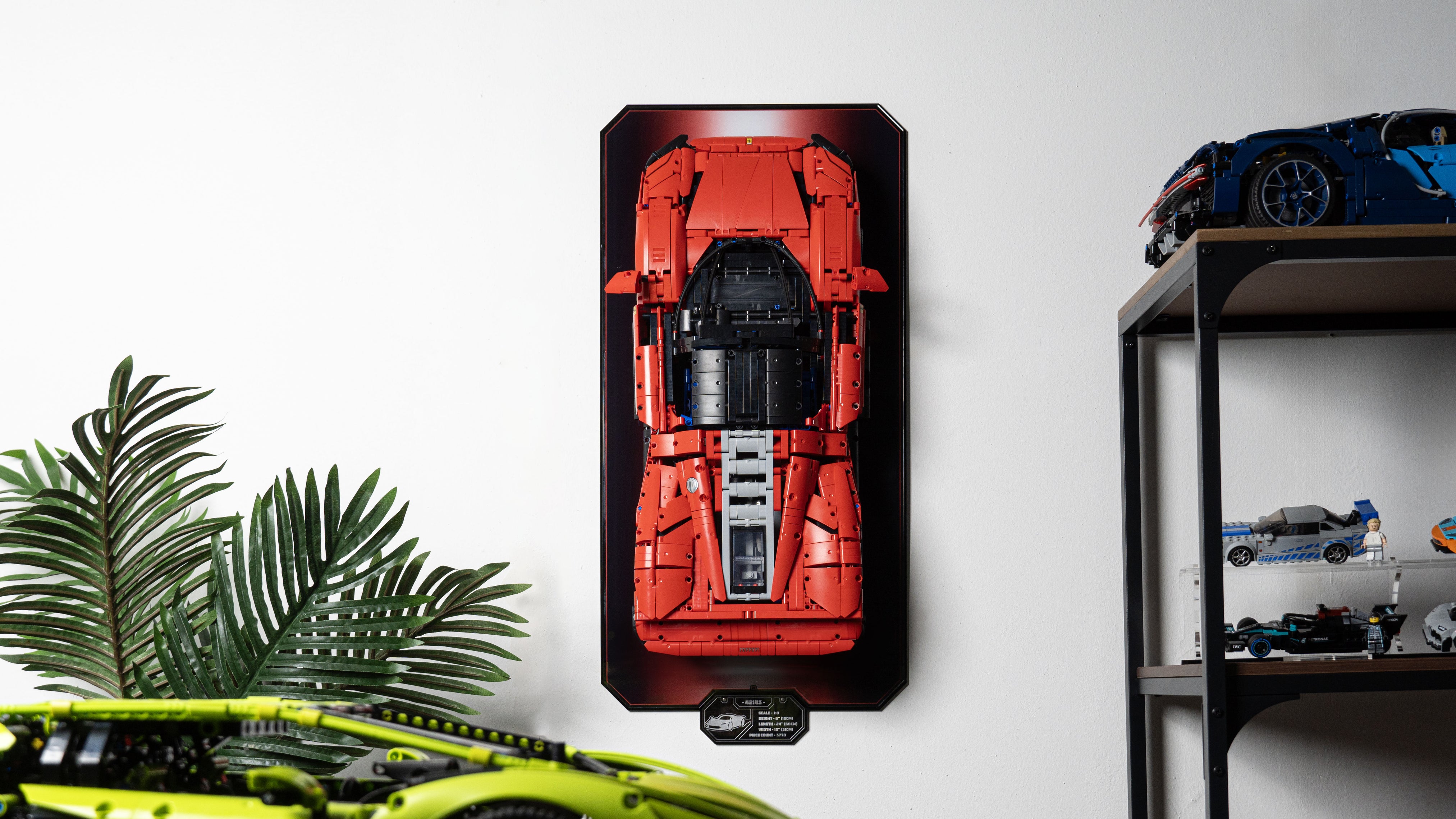 Wall Mounted Display Stand for LEGO® Technic™ Ferrari Daytona SP3 (421 ...