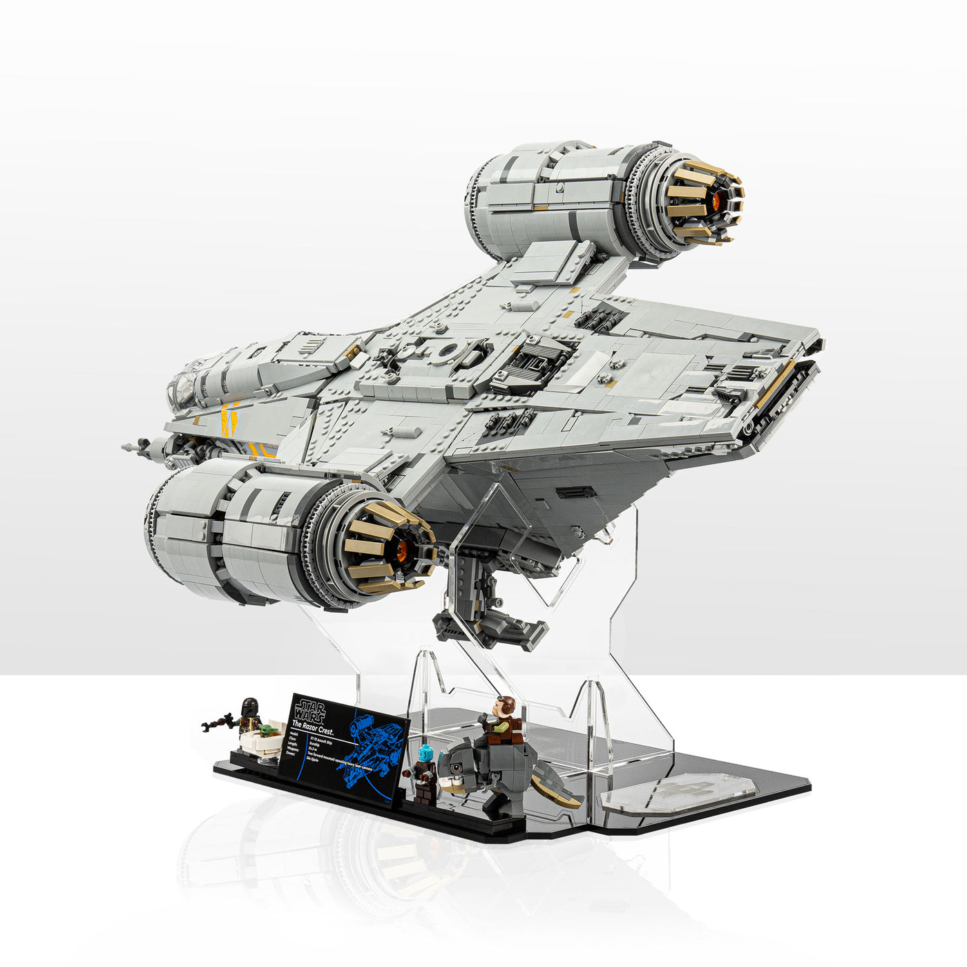 Display Stand for LEGO Star Wars UCS The Razor Crest 75331 — Wicked Brick
