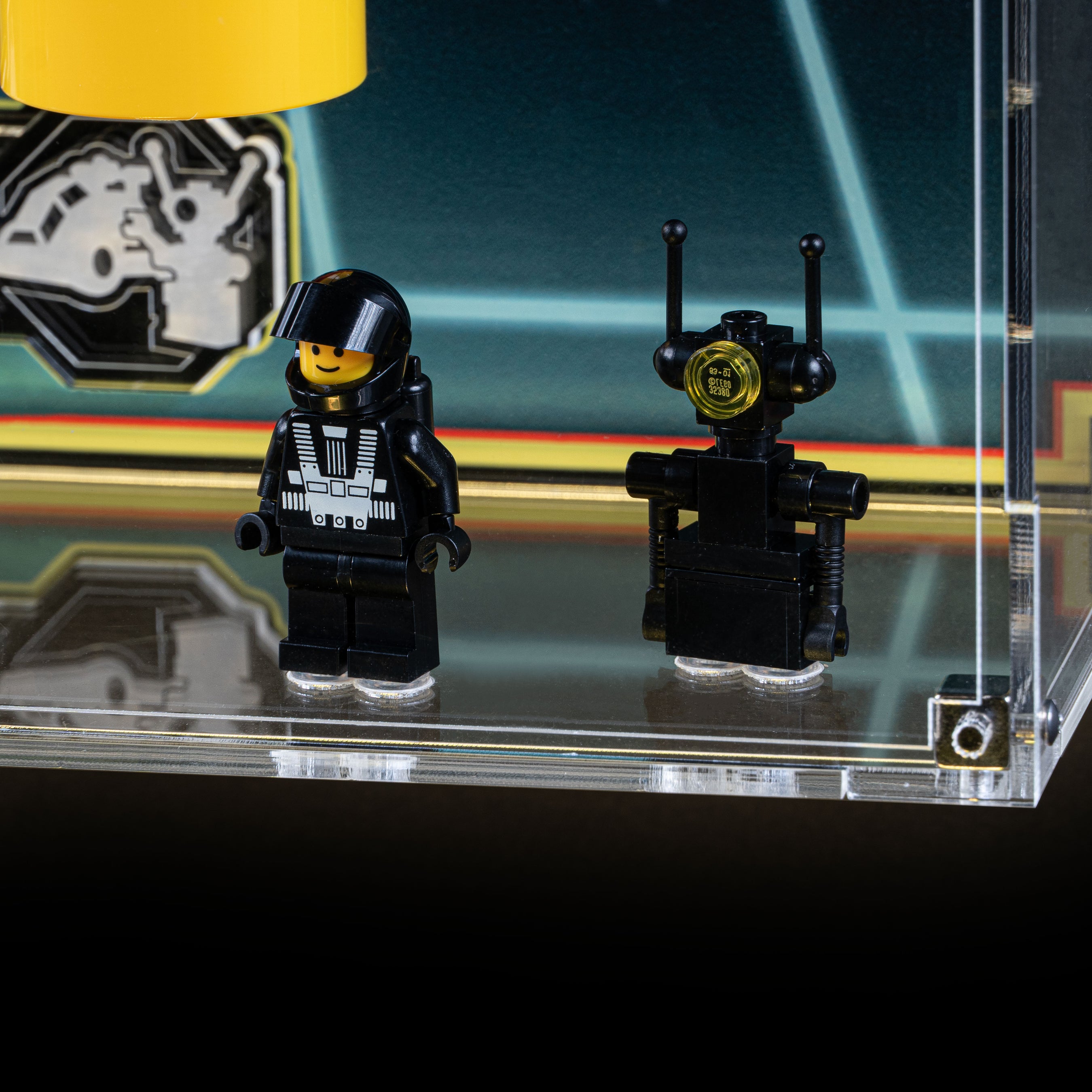 Limited Edition Wall Mounted Display Case for LEGO® Icons: Blacktron R ...
