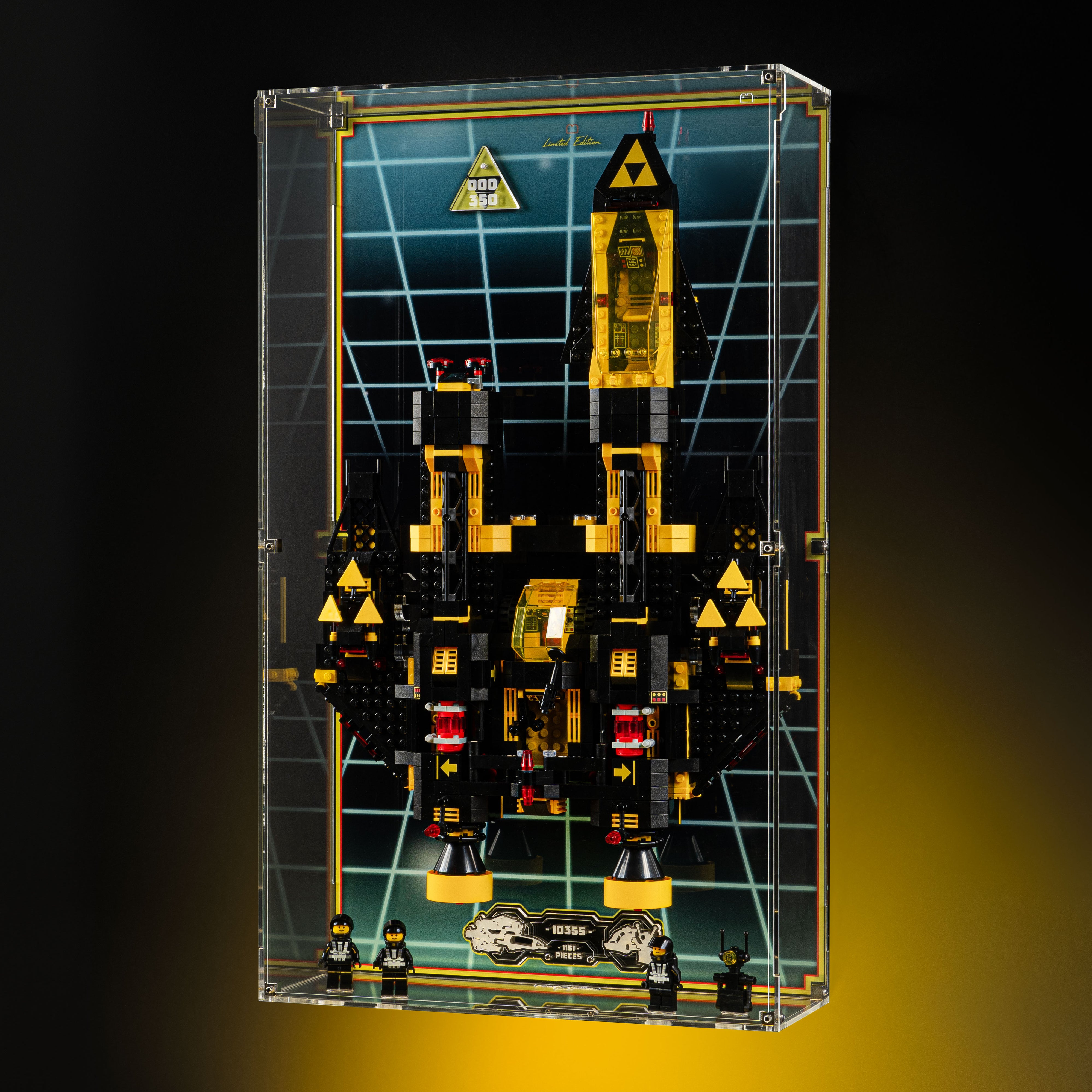 Limited Edition Wall Mounted Display Case for LEGO® Icons: Blacktron R ...