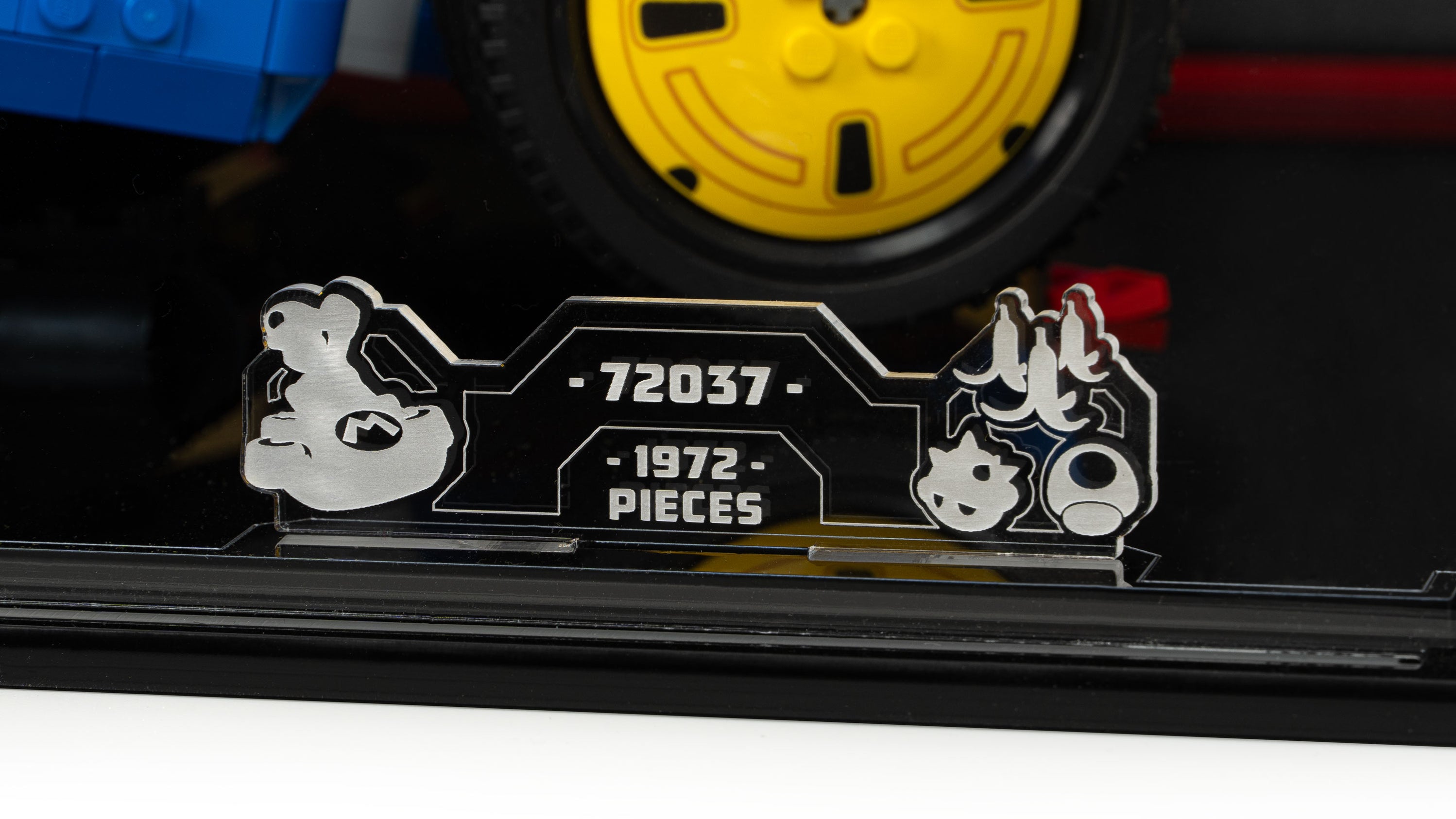 Display Case for LEGO Mario Kart Mario & Standard Kart 72037 — Wicked Brick