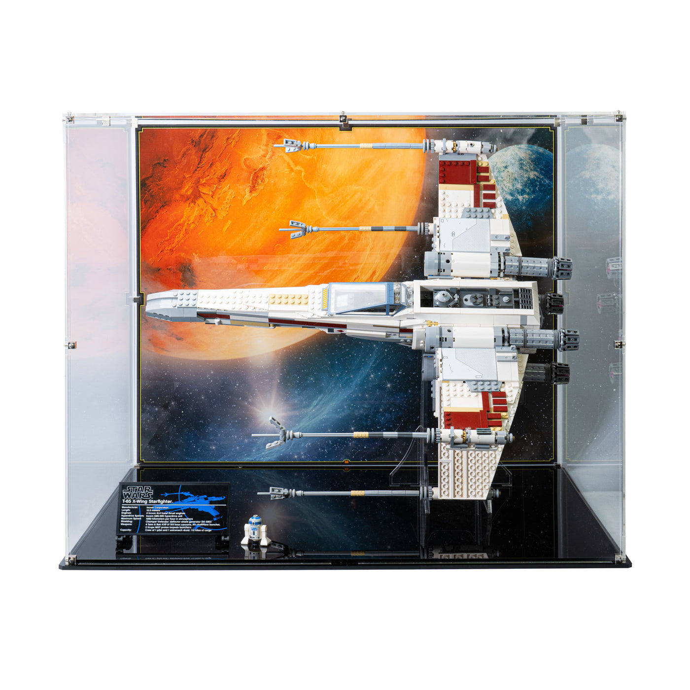 Display Case for LEGO® Star Wars™ UCS Red Five X-Wing Fighter (10240 ...