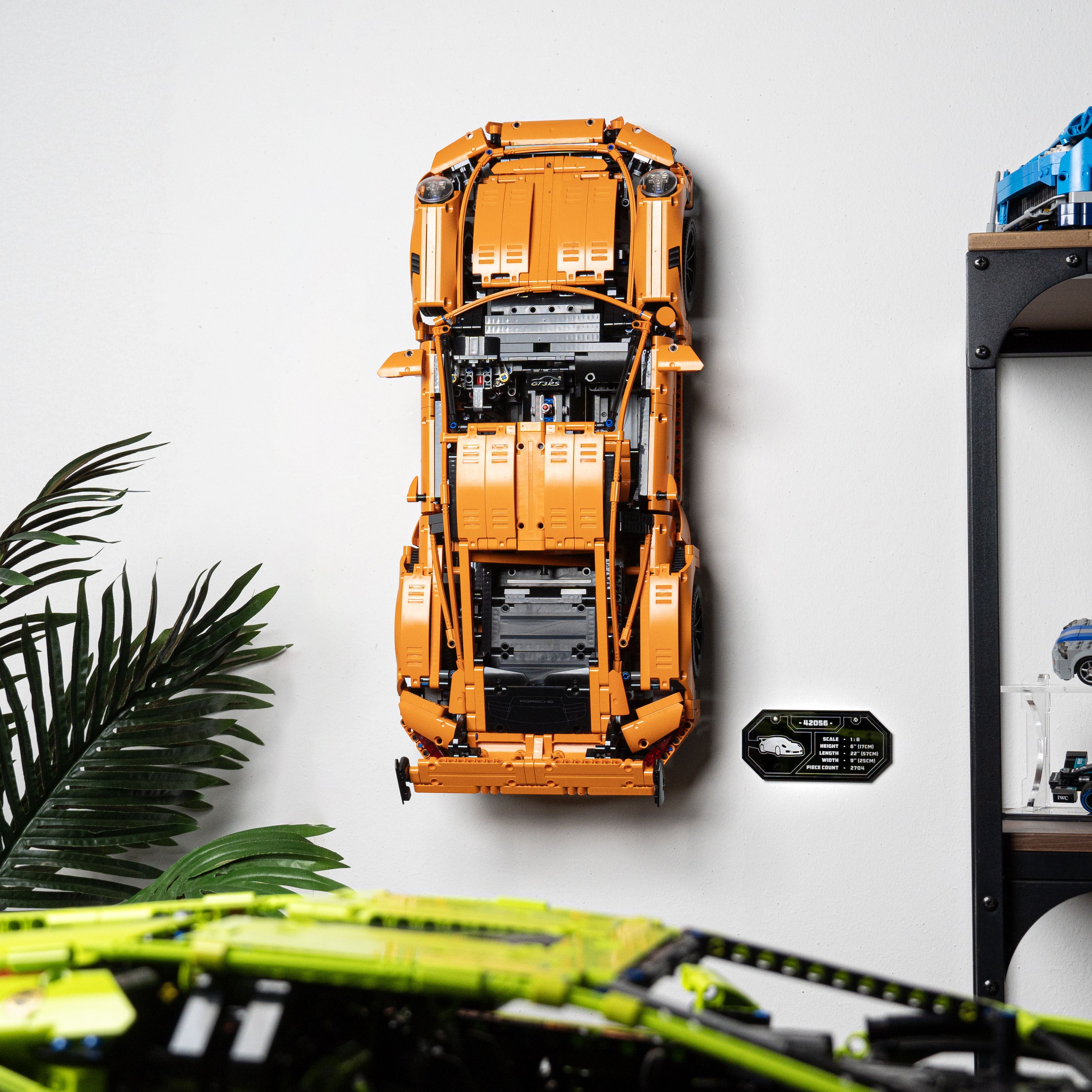 Wall Mounted Display Stand for LEGO® Technic™ Porsche 911 GT3 RS (4205 ...