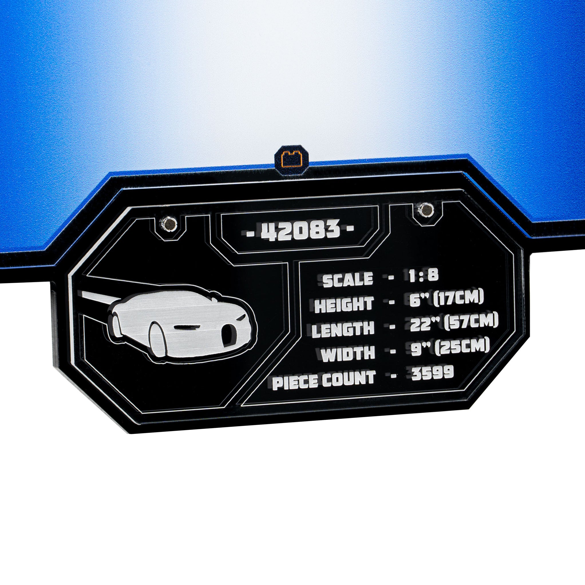 Wall Mounted Display Stand for LEGO® Technic™ Bugatti Chiron (42083 ...