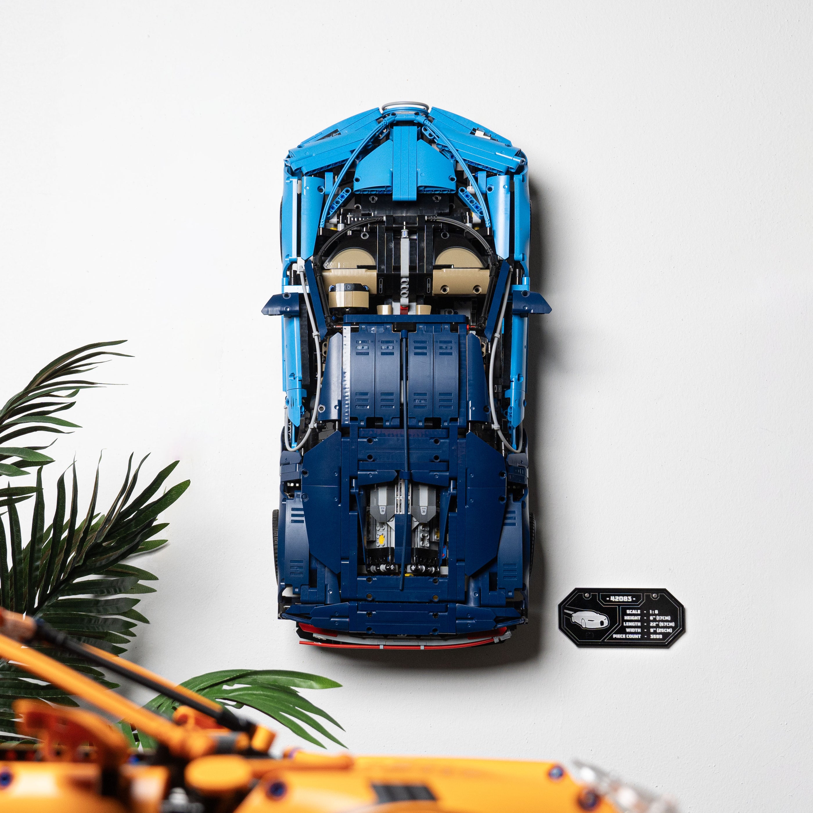 Wall Mounted Display Stand for LEGO® Technic™ Bugatti Chiron (42083 ...