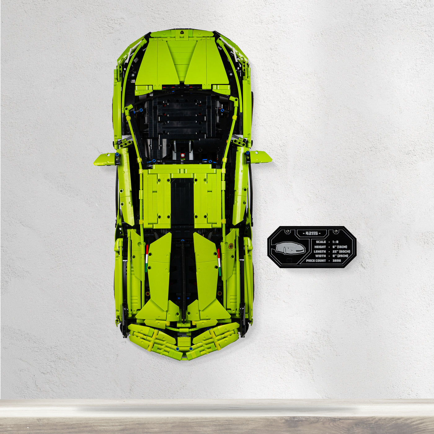 Wall Mounted Display Stand for LEGO® Technic™ Lamborghini Sián (42115 ...