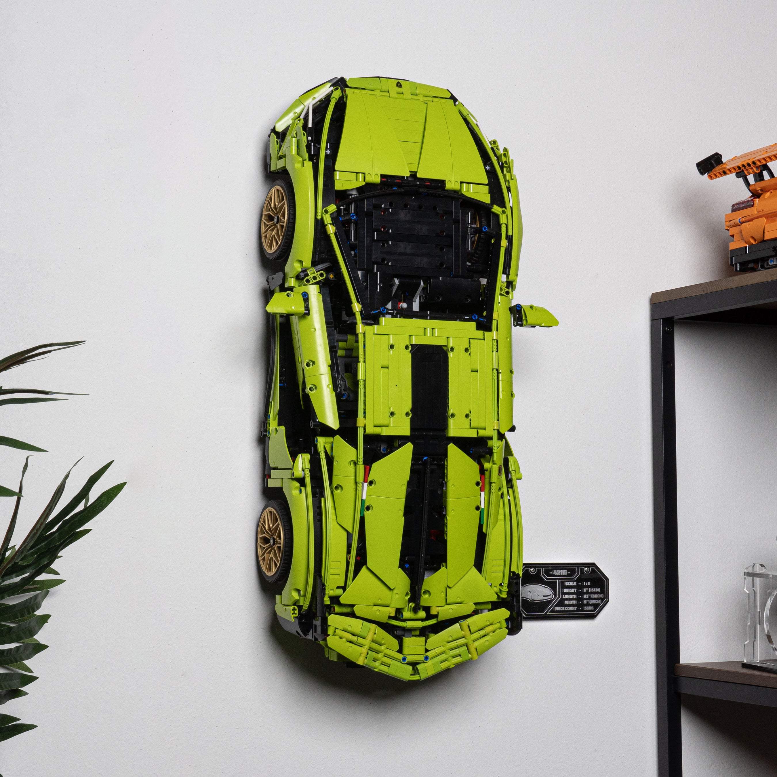 Wall Mounted Display Stand for LEGO® Technic™ Lamborghini Sián (42115 ...