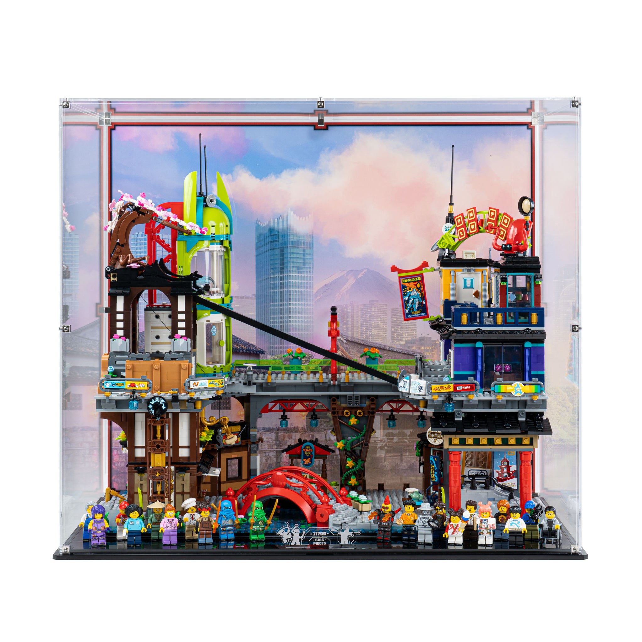 Display Case for LEGO® NINJAGO® City Markets (71799) — Wicked Brick