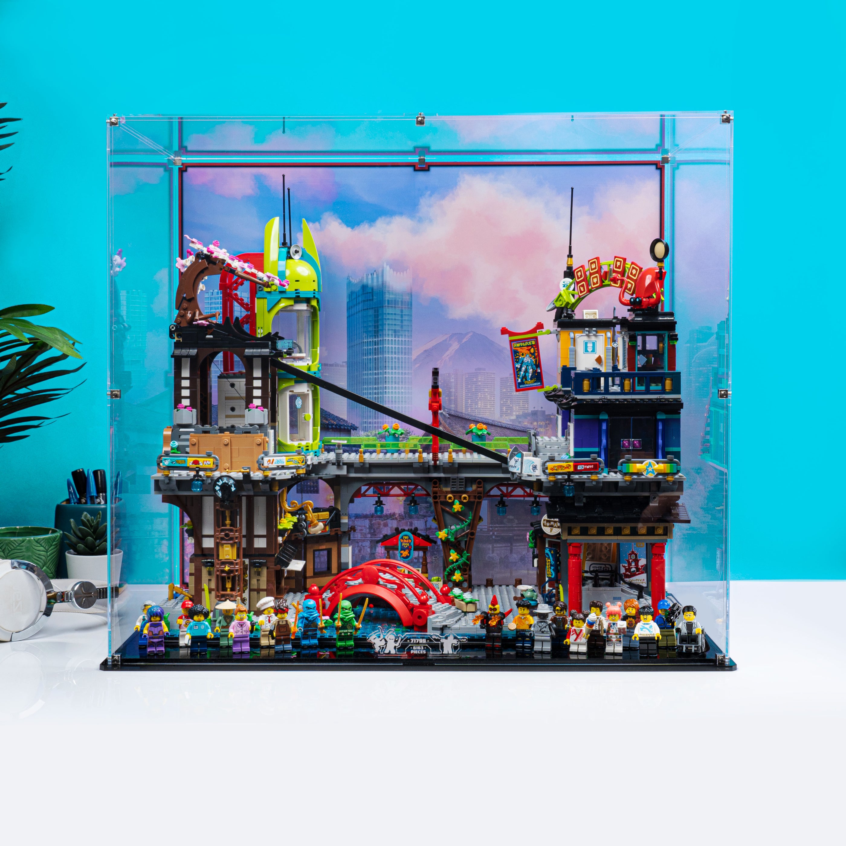 Display Case for LEGO® NINJAGO® City Markets (71799) — Wicked Brick