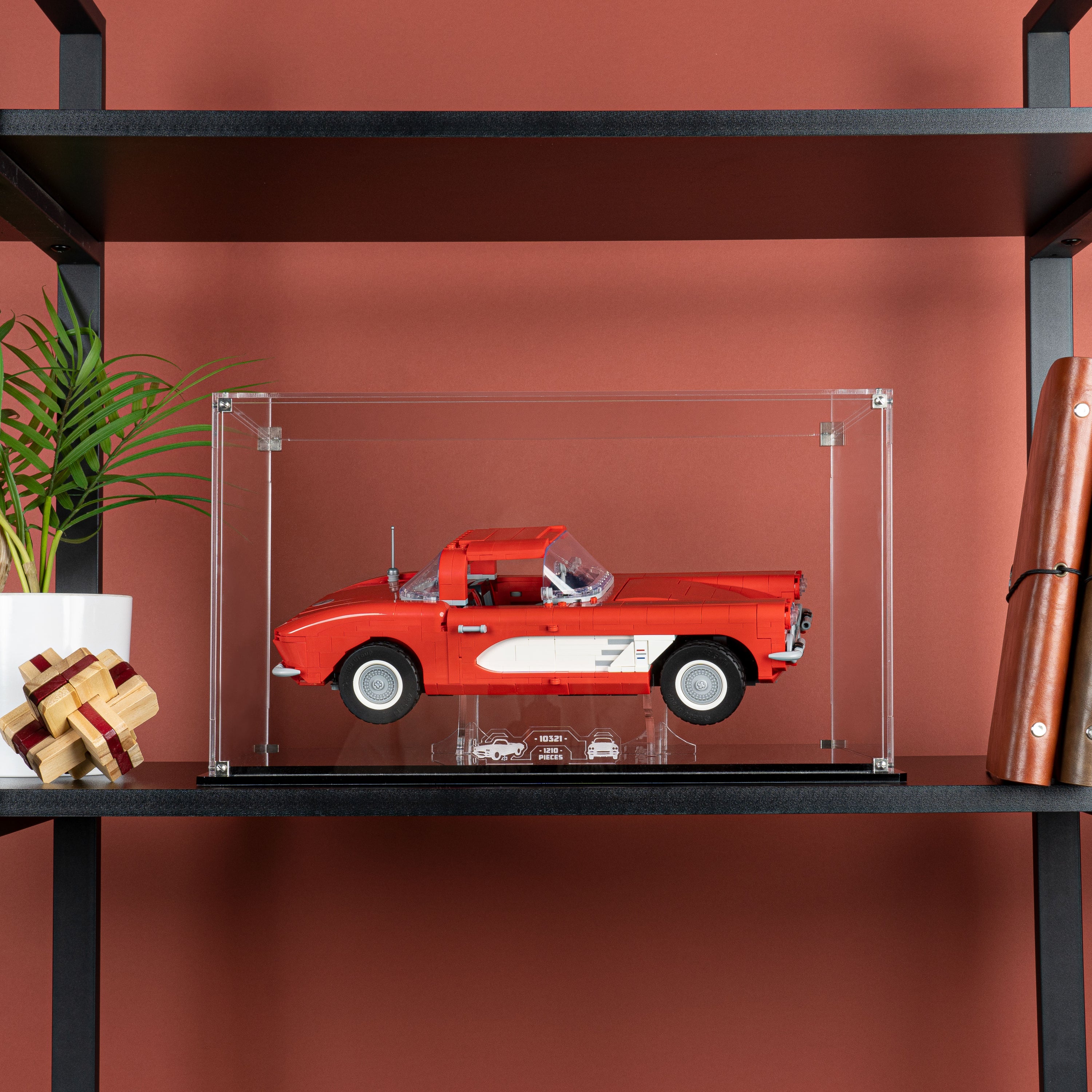 Clear Display Case for LEGO Icons Corvette 10321 — Wicked Brick