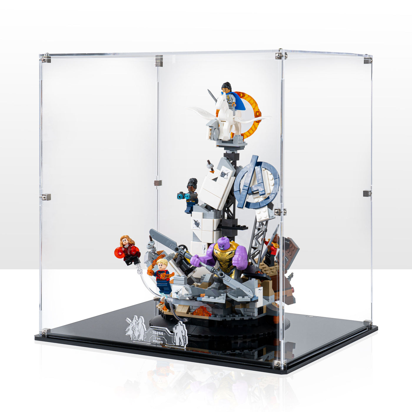 Clear Display Case for LEGO Marvel Endgame Final Battle 76266 — Wicked ...