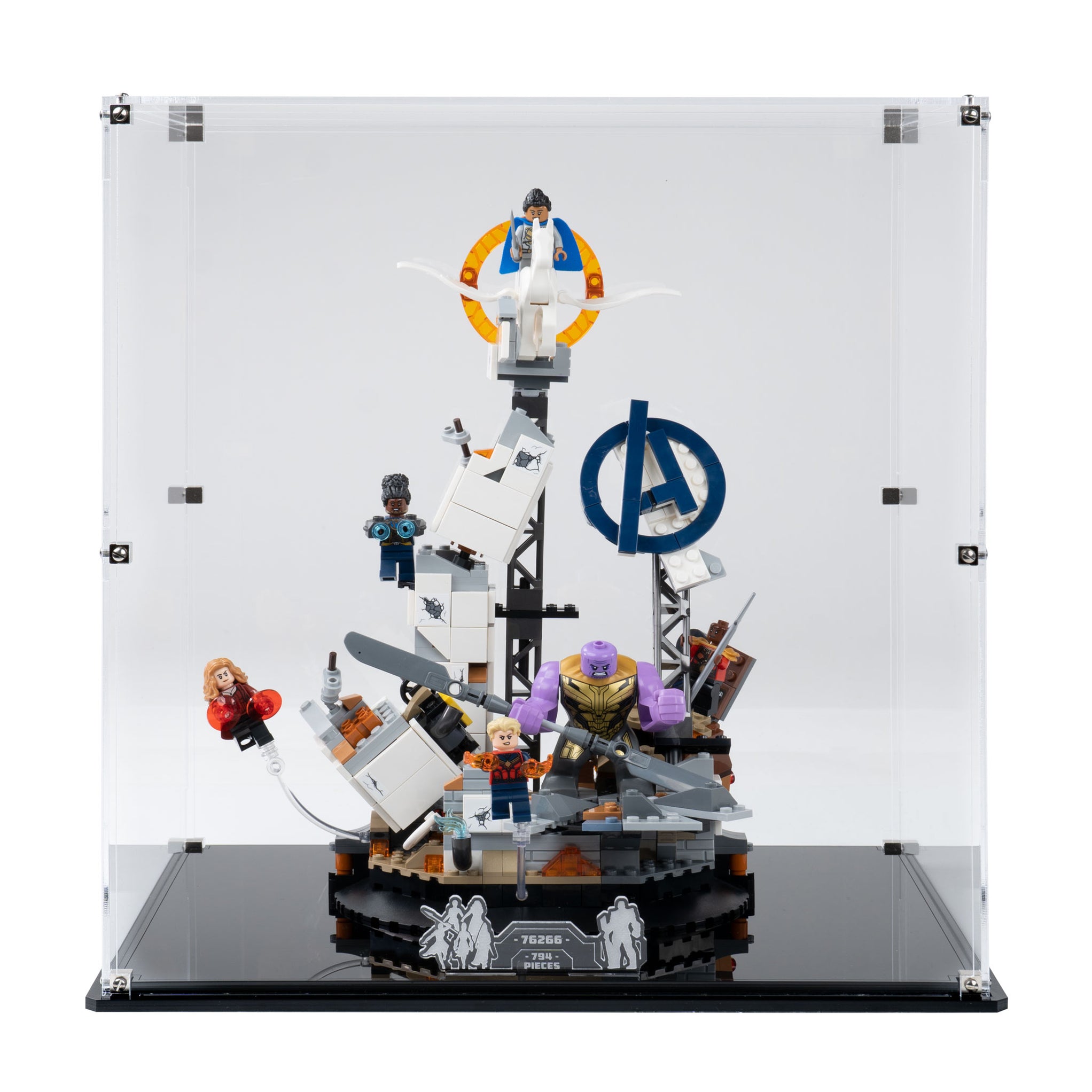 Clear Display Case for LEGO Marvel Endgame Final Battle 76266 — Wicked ...