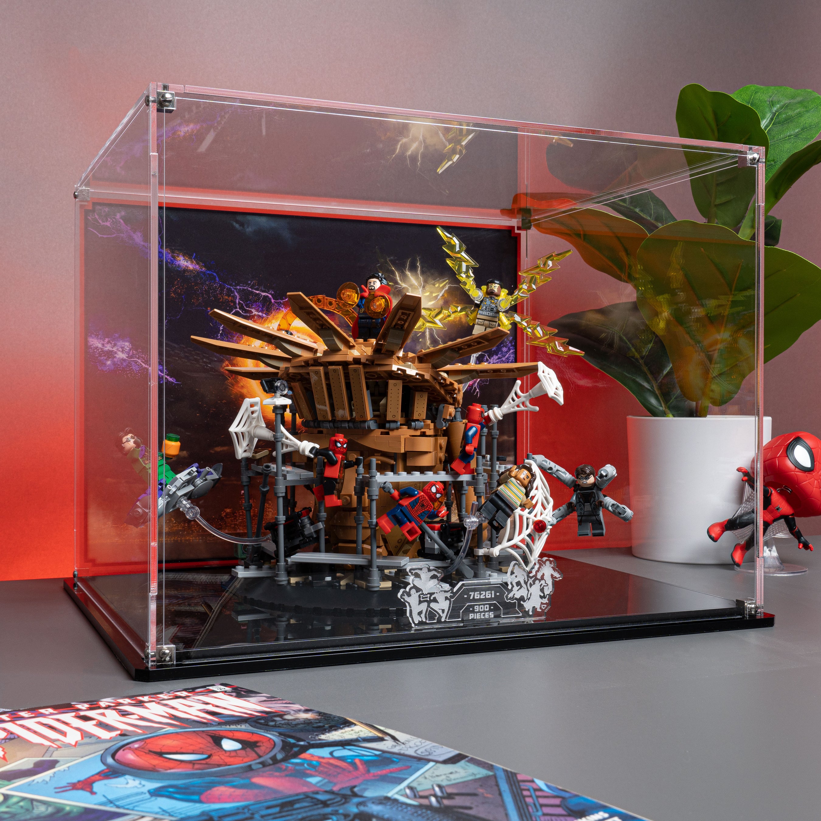 Display Case for LEGO® Marvel Spider-Man Final Battle (76261) — Wicked ...