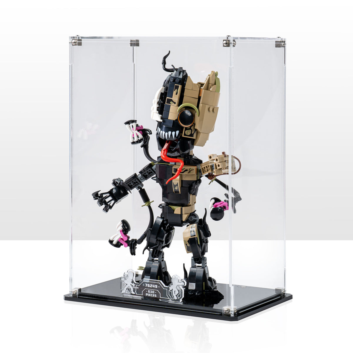 Clear Display Case for LEGO Marvel Venomised Groot 76249 — Wicked Brick