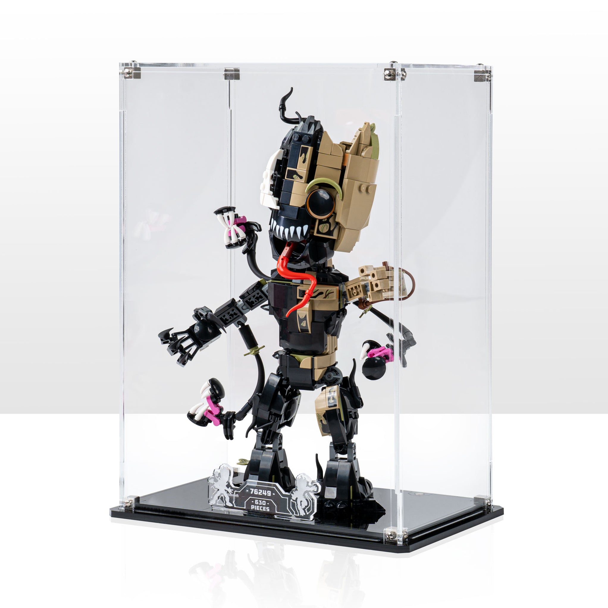 Clear Display Case for LEGO Marvel Venomised Groot 76249 — Wicked Brick