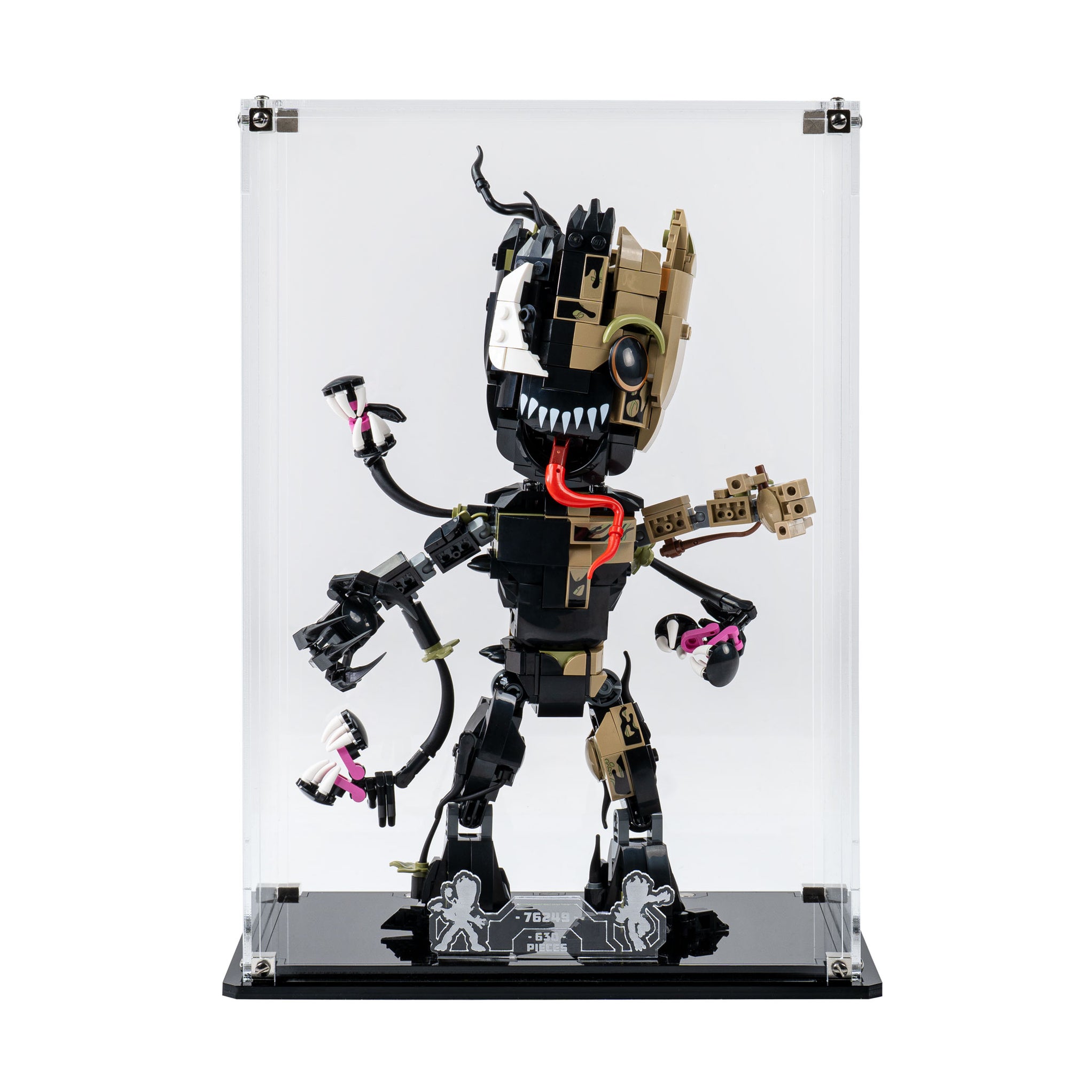 Clear Display Case for LEGO Marvel Venomised Groot 76249 — Wicked Brick