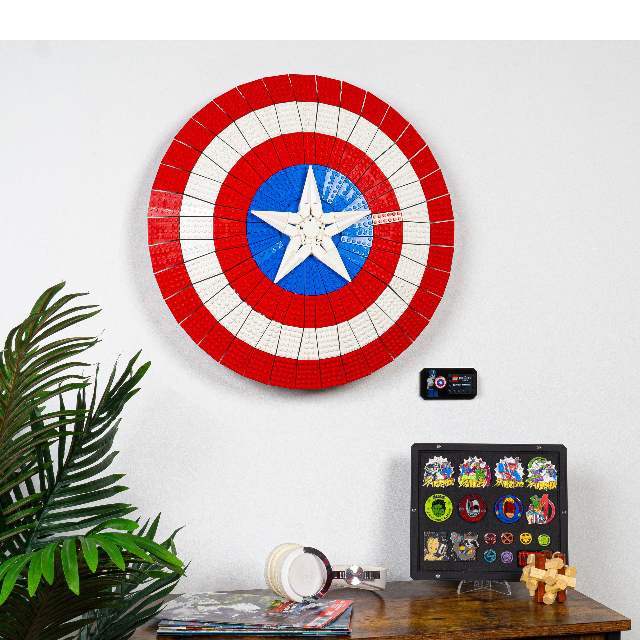 Wall mounted Display Stand for LEGO® Marvel Captain America's Shield ...