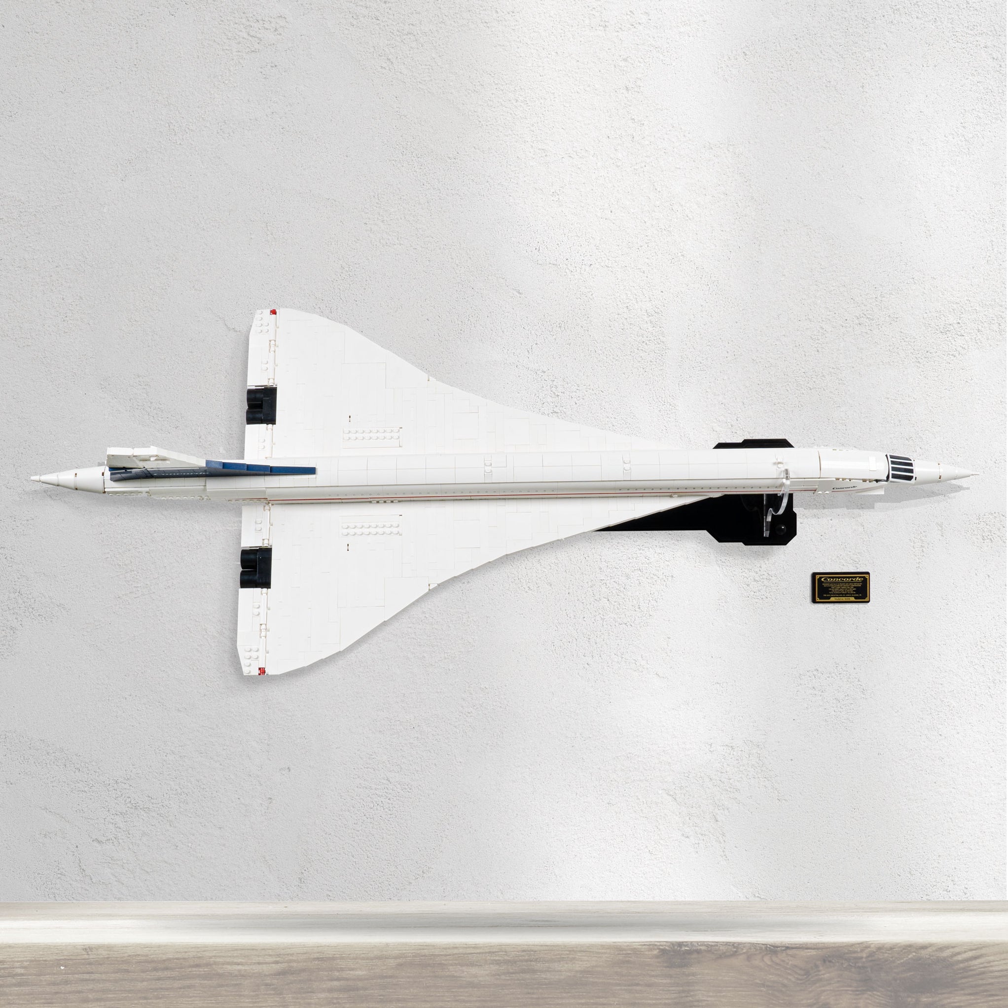 Wall mounted Display Stand for LEGO® Icons: Concorde (10318) — Wicked Brick