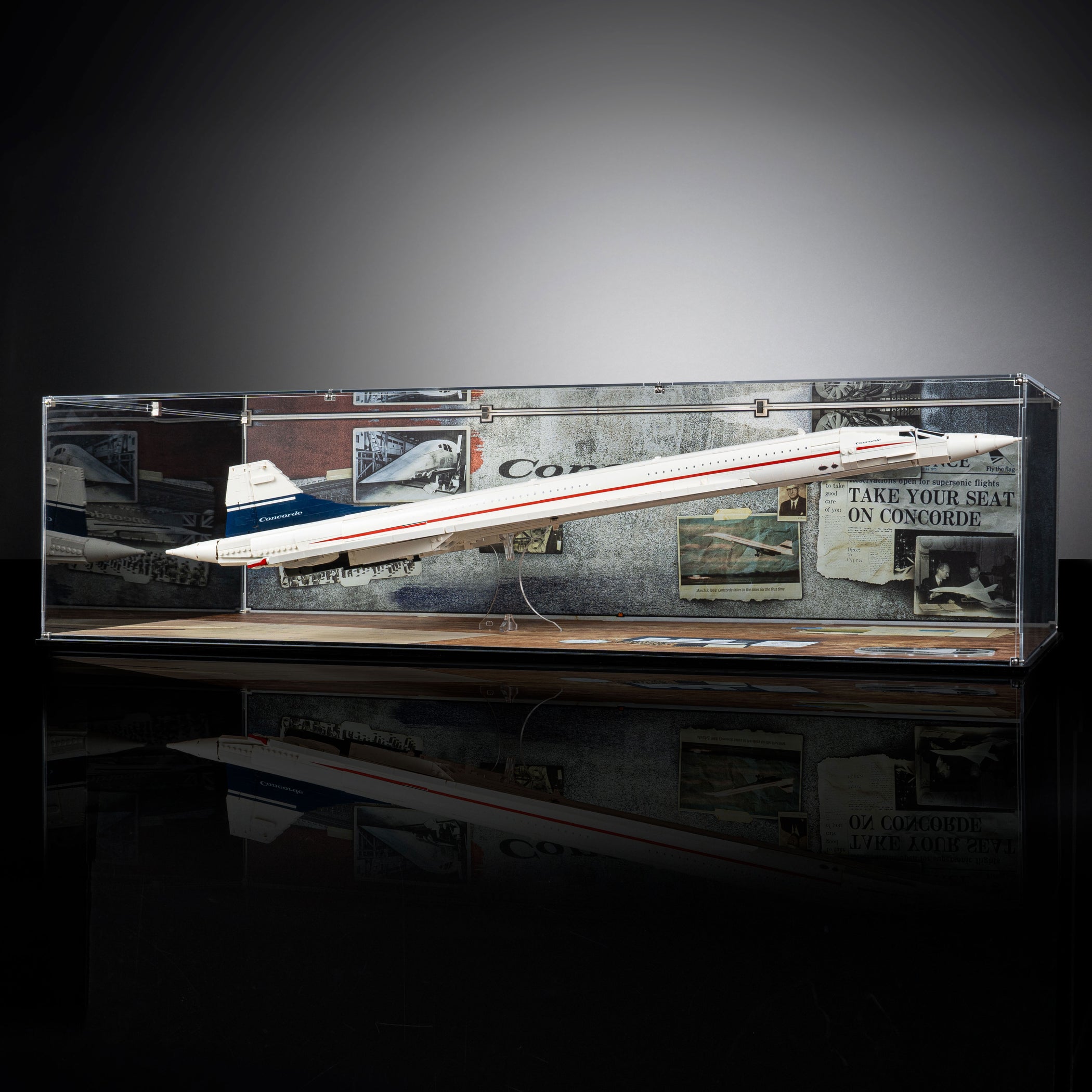 Limited Edition Display Case for LEGO® Icons: Concorde (10318) — Wicked ...