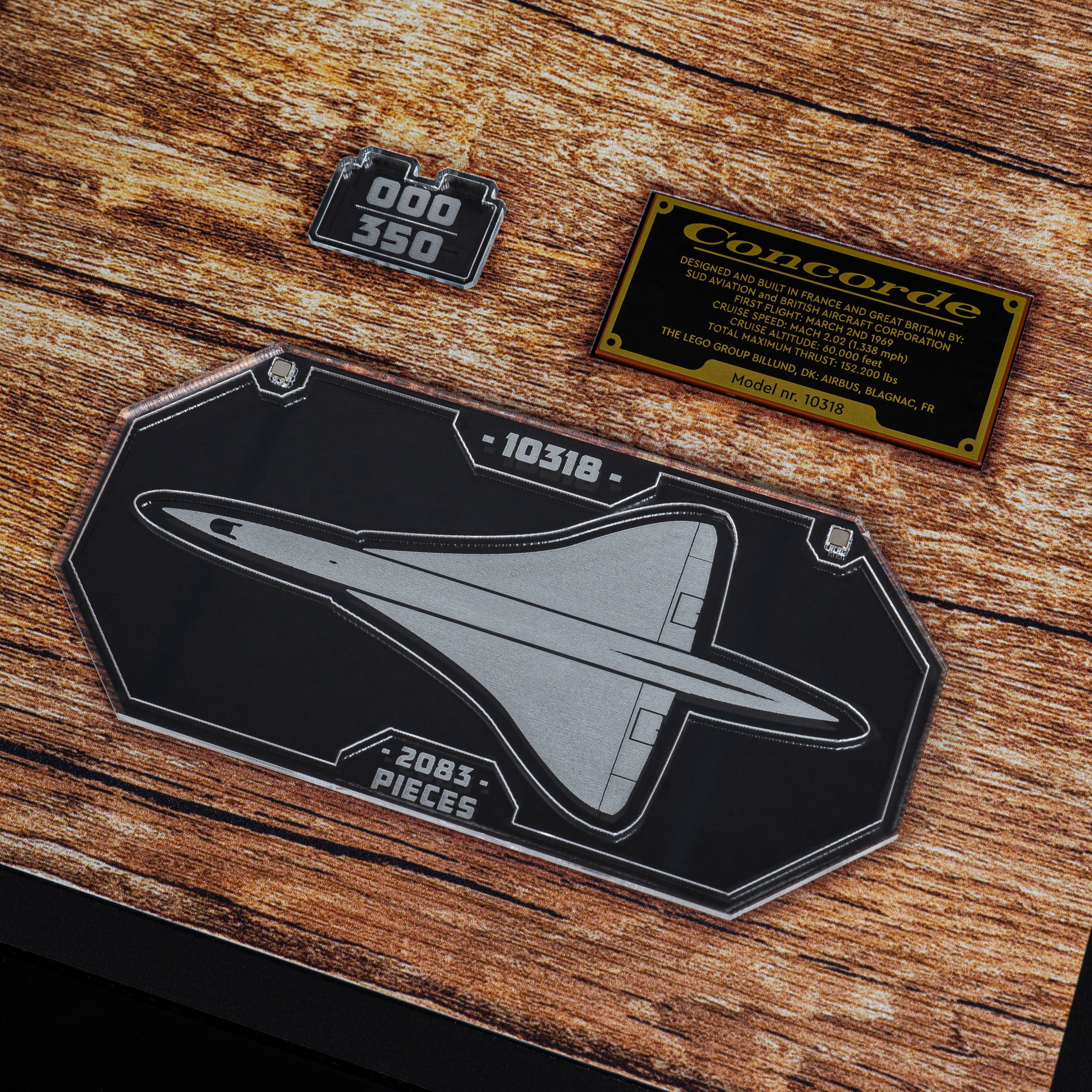 Limited Edition Display case for LEGO® Icons: Concorde (10318) — Wicked ...