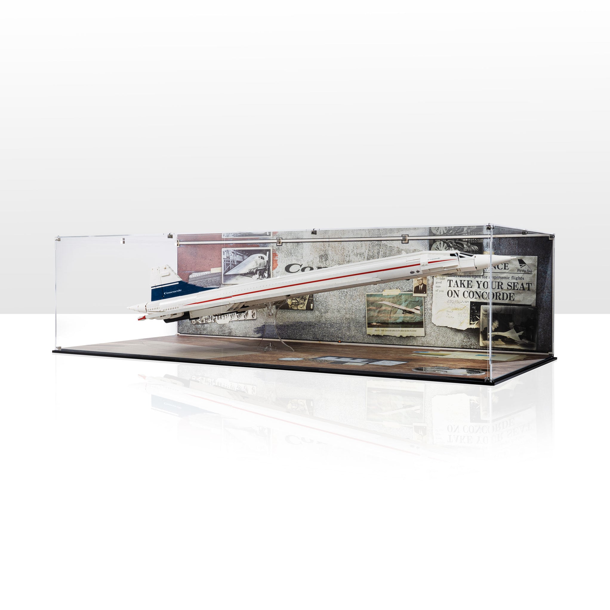 Limited Edition Display Case for LEGO® Icons: Concorde (10318) — Wicked ...