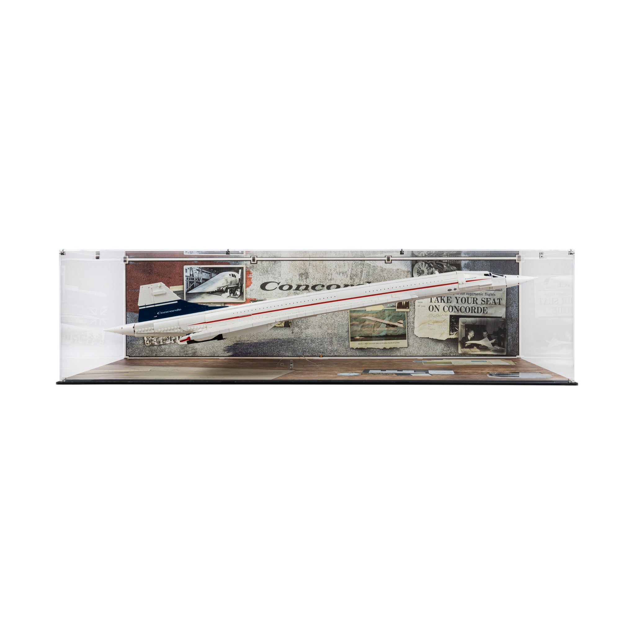 Limited Edition Display Case for LEGO® Icons: Concorde (10318) — Wicked ...