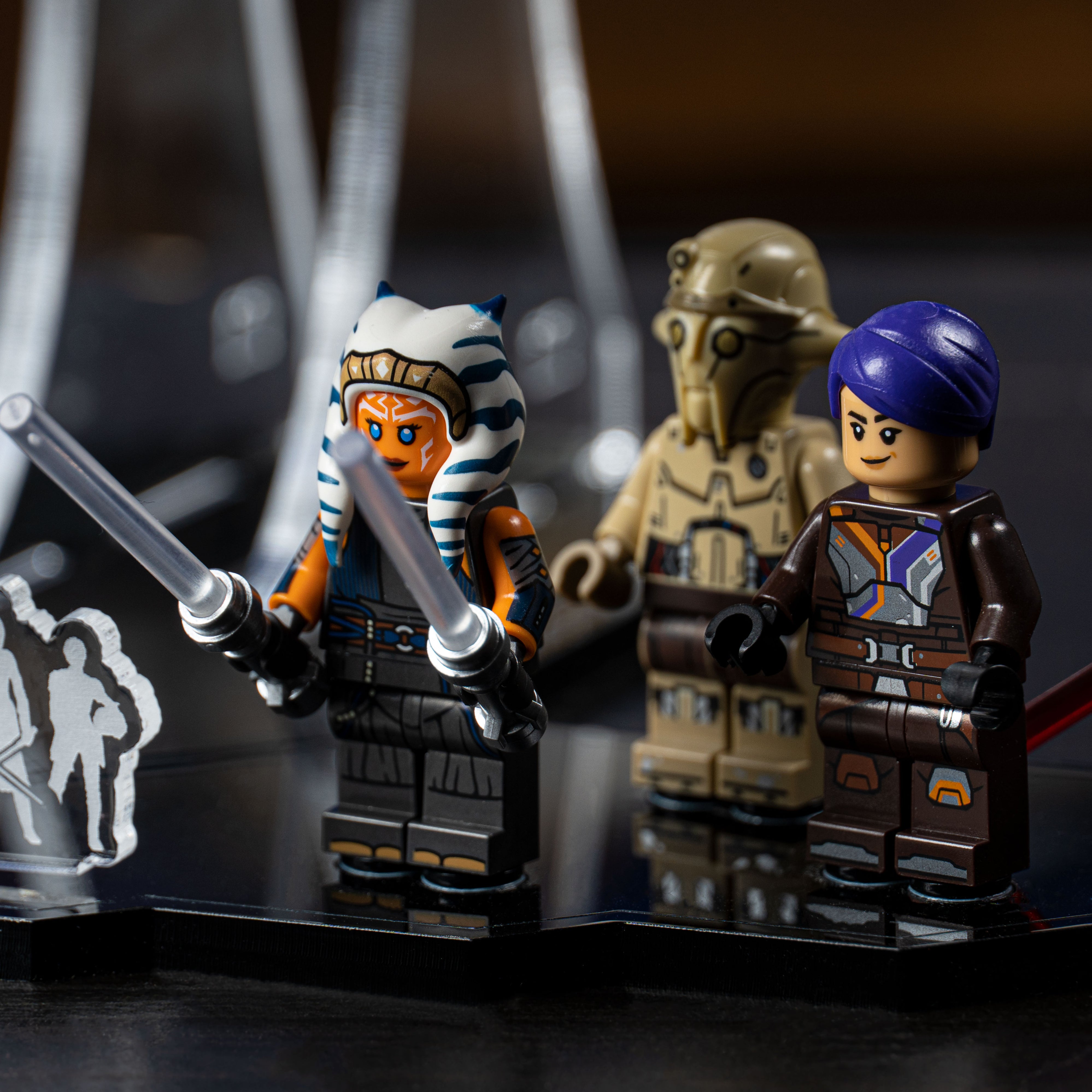 Display Stand for LEGO Star Wars Ahsoka Tano's T-6 Jedi Shuttle 75362 ...