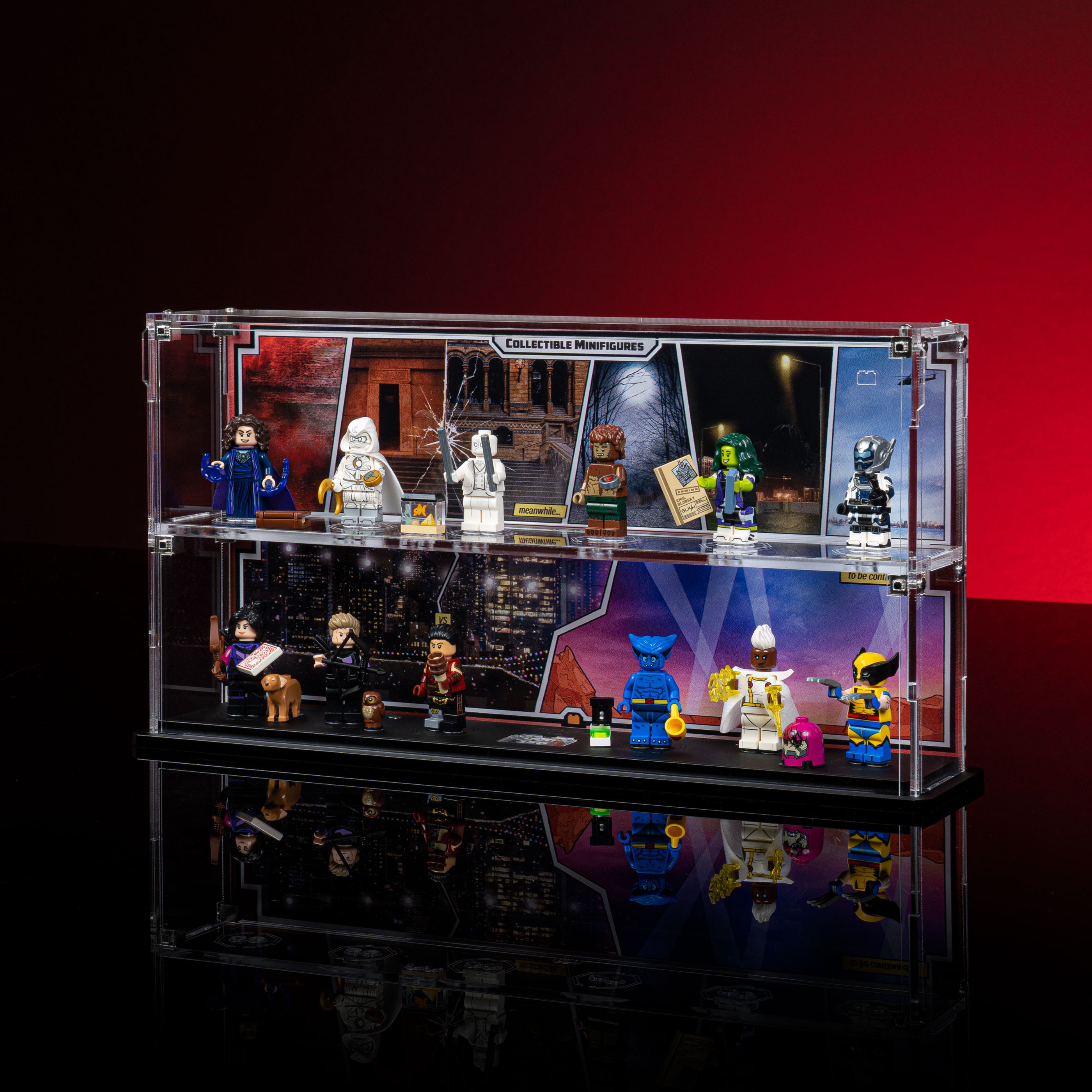 Display Case for LEGO Marvel Studios Minifigure Series 2 71039 — Wicked ...