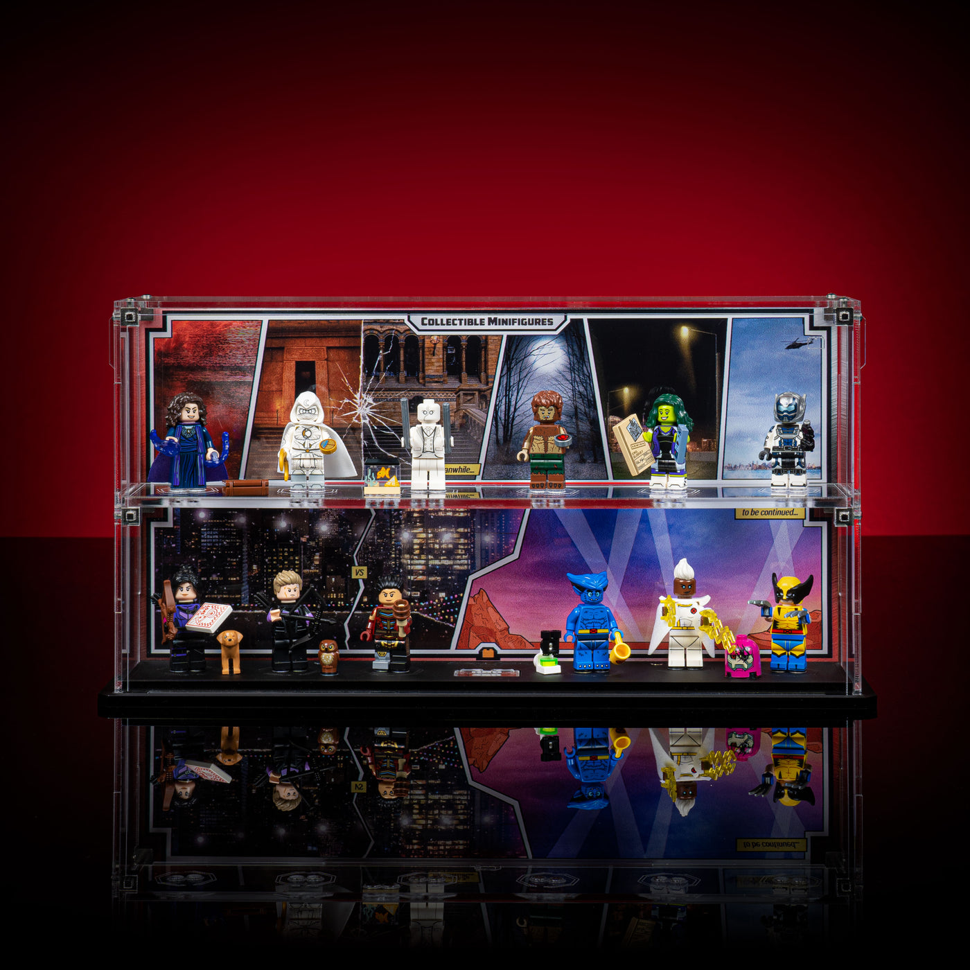 Display Case for LEGO Marvel Studios Minifigure Series 2 71039 — Wicked ...