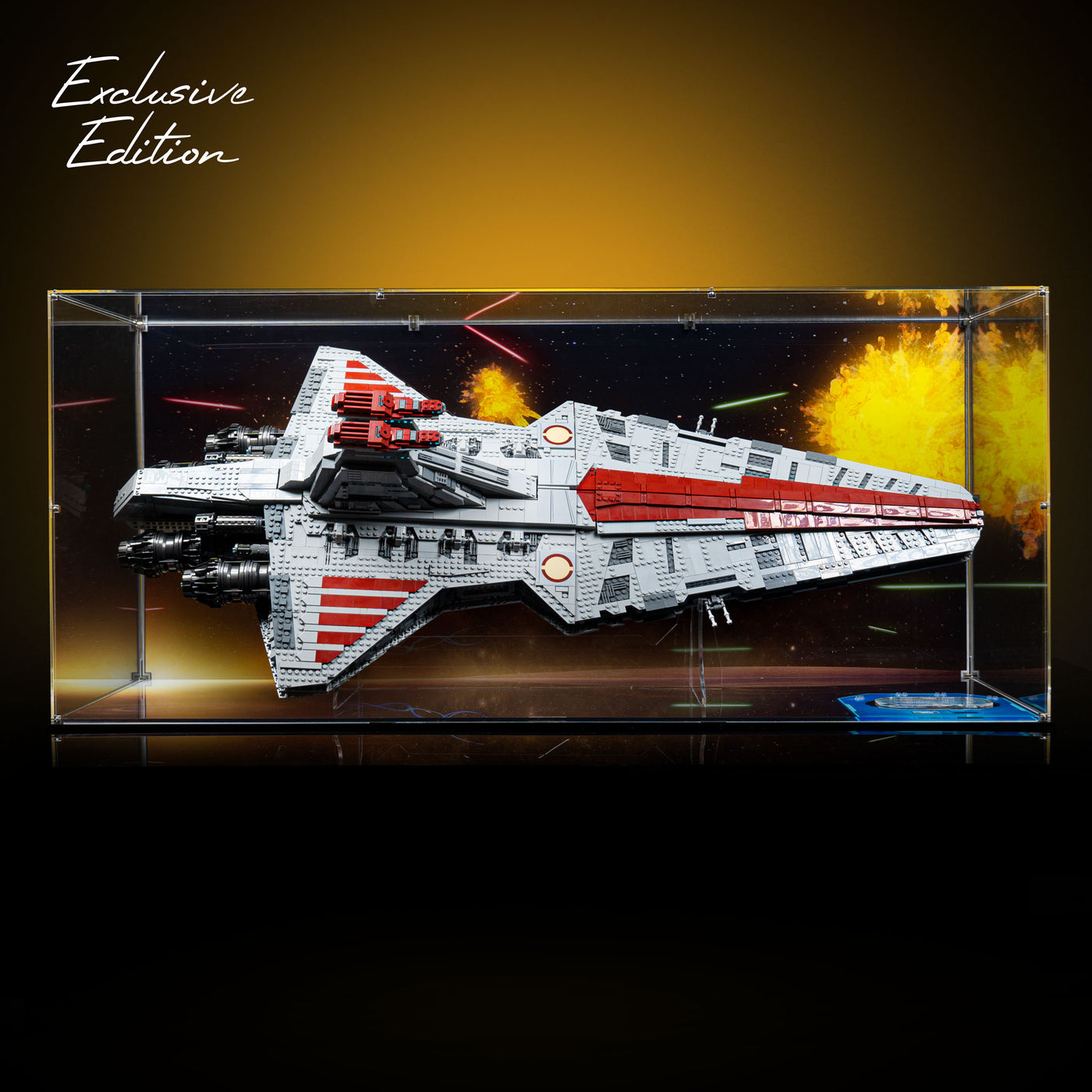 Limited Edition Display case for LEGO® Star Wars™ Venator-Class Republ — Wicked Brick