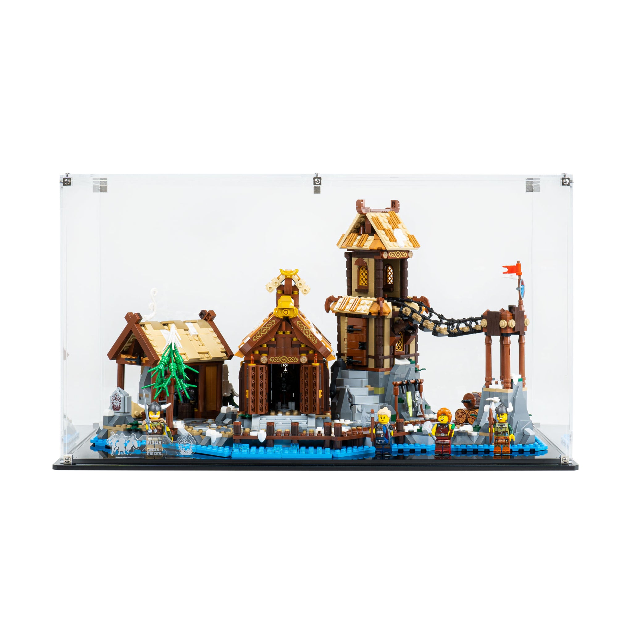 Clear Display Case for LEGO Ideas Viking Village 21343 — Wicked Brick