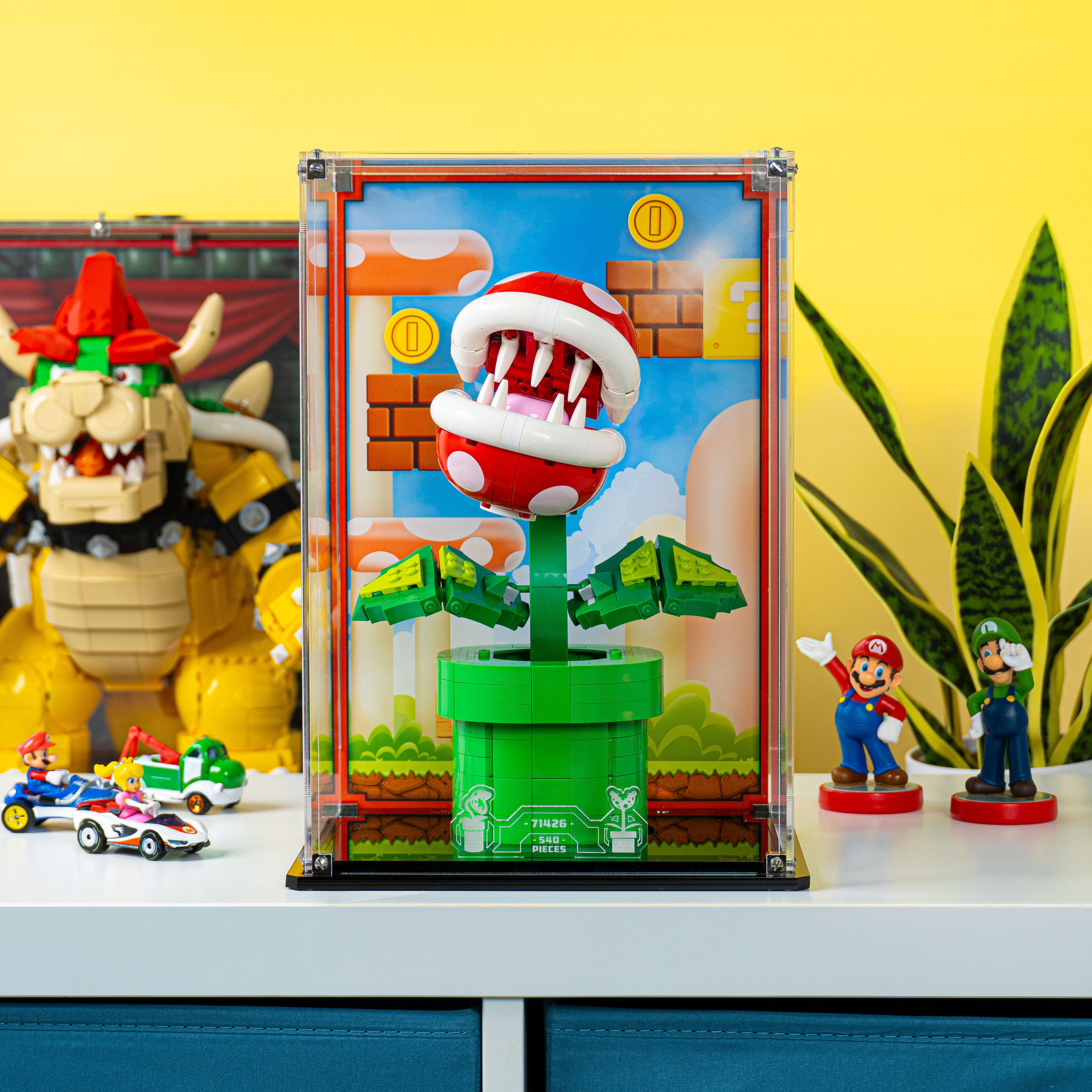 Clear Display Case for LEGO Super Mario Piranha Plant 71426 — Wicked Brick