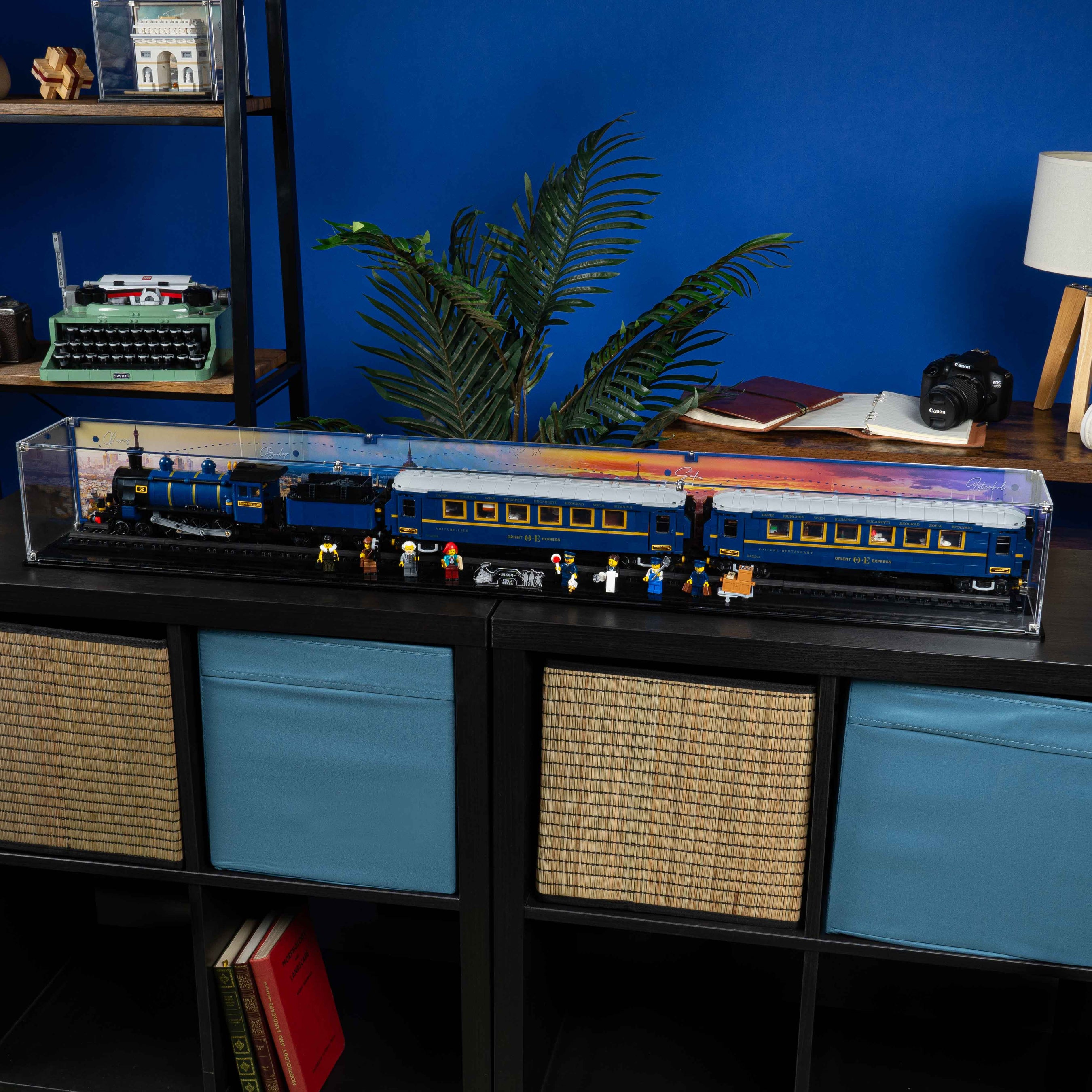Display Case for LEGO Ideas The Orient Express Train 21344 — Wicked Brick