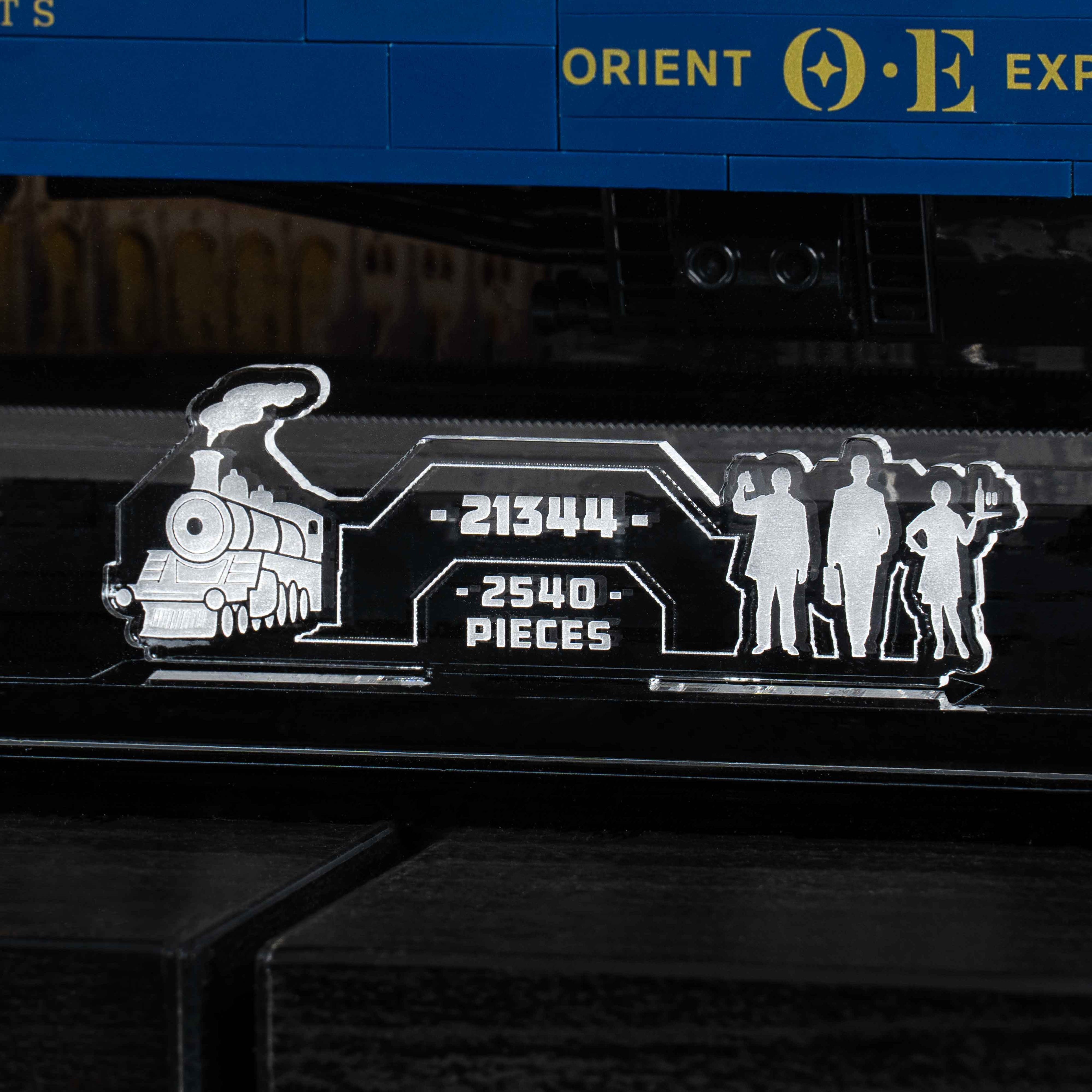 Display Case for LEGO Ideas The Orient Express Train 21344 — Wicked Brick