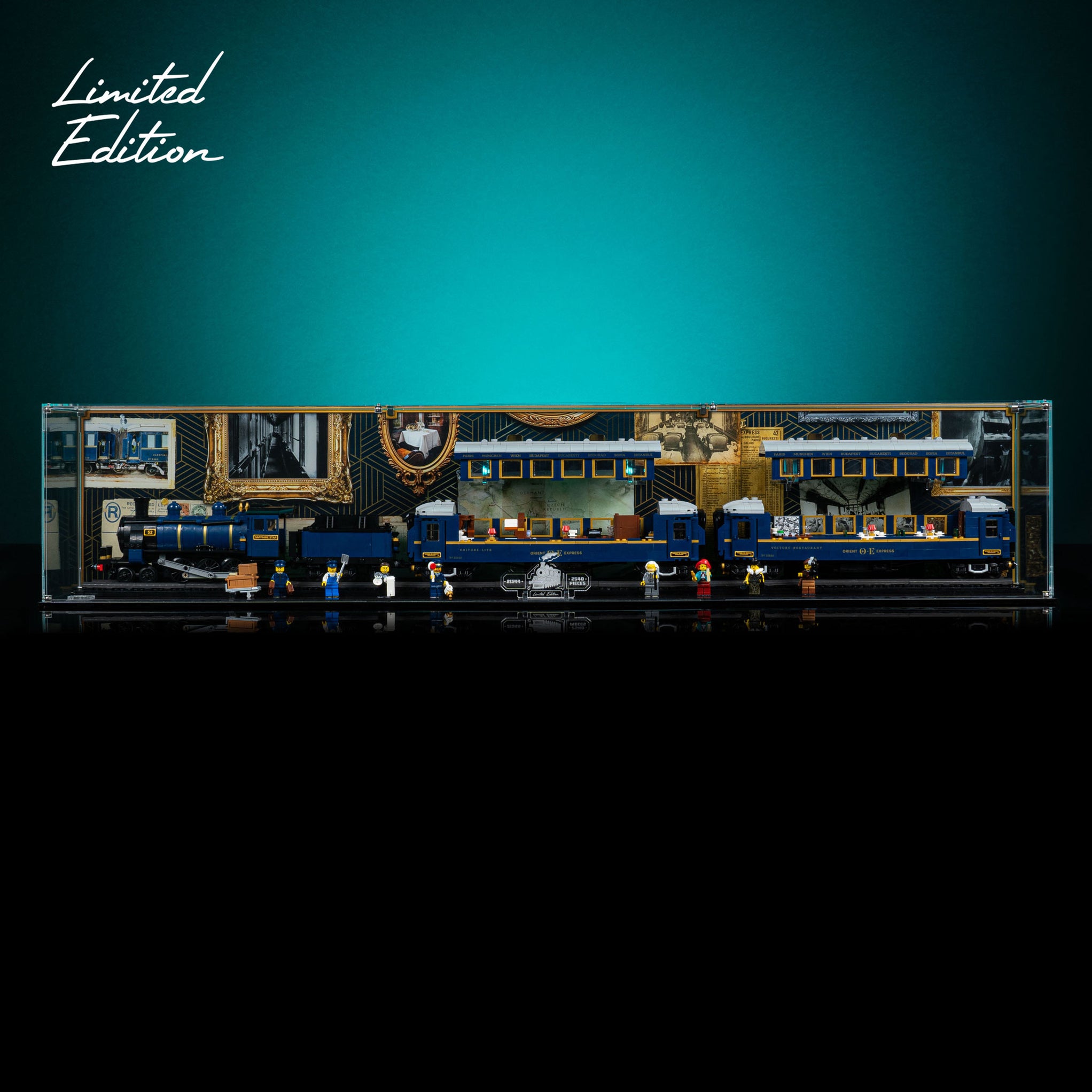 Display Case for LEGO Ideas The Orient Express Train 21344 — Wicked Brick