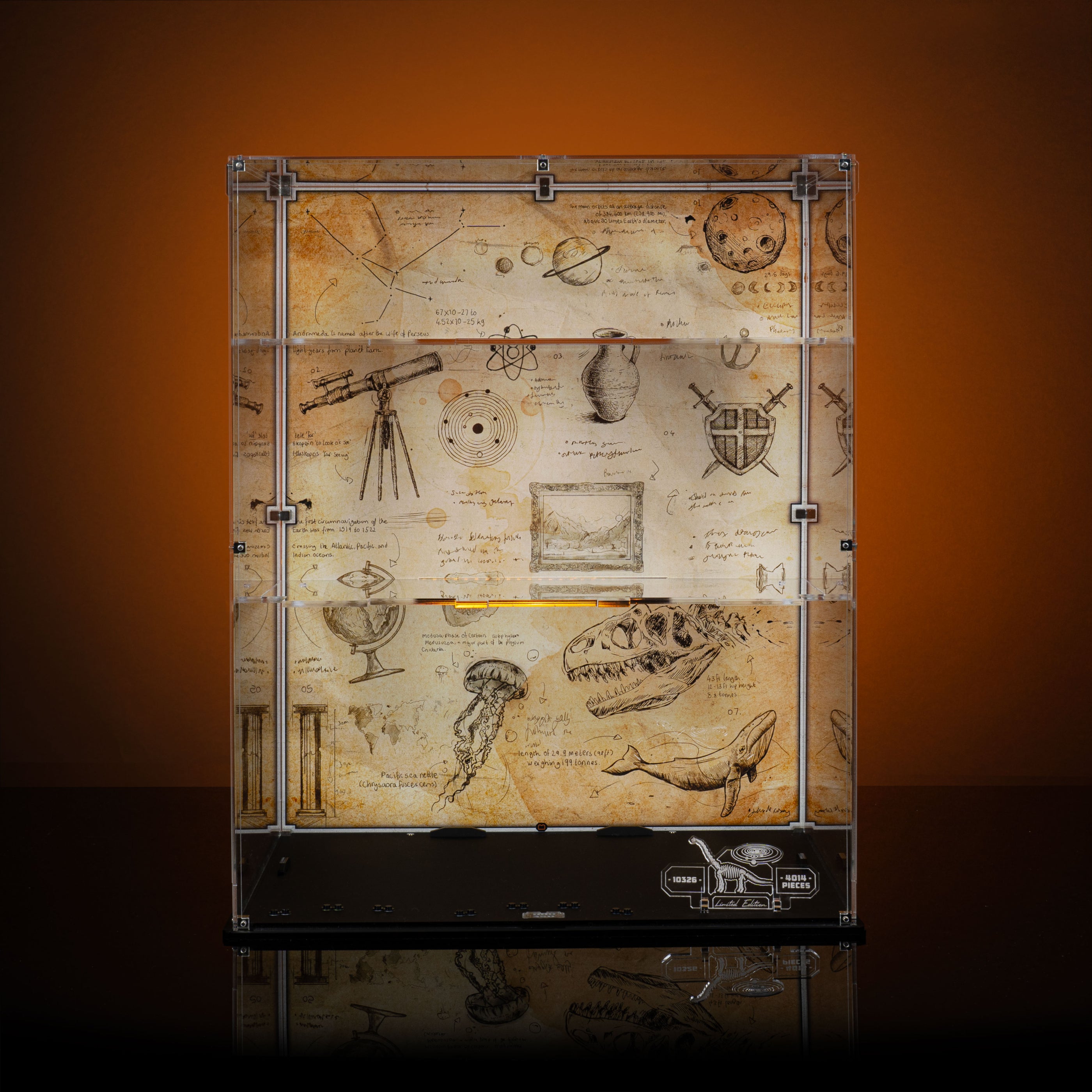 Display Case for LEGO Icons Natural History Museum 10326 — Wicked Brick