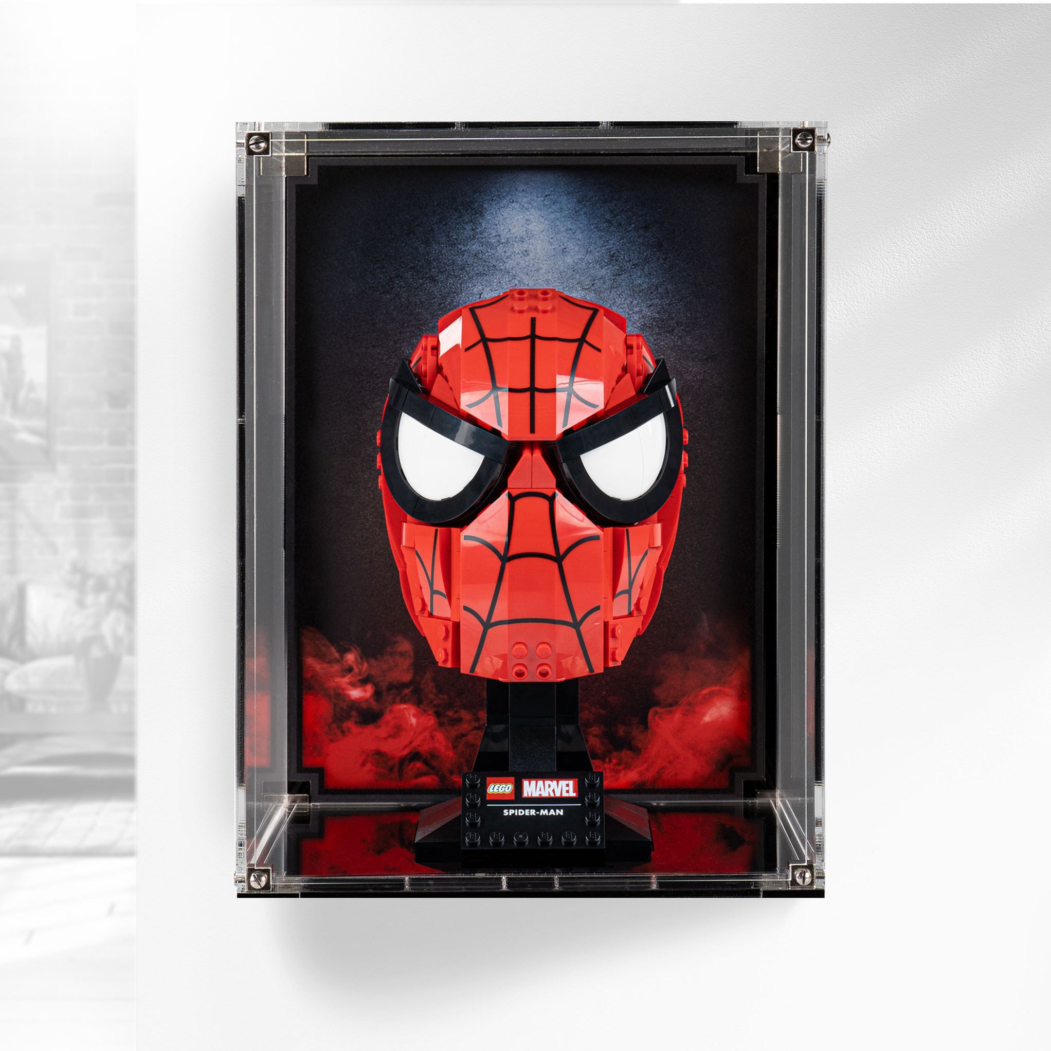 Display Cases for Spider-Man's Mask 76285 — Wicked Brick