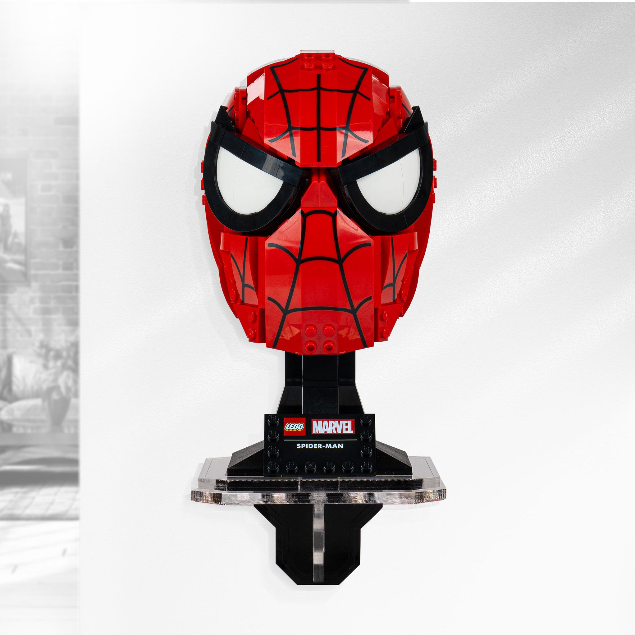Wall Mounted Stand for LEGO Spider-Man's Mask 76285 — Wicked Brick