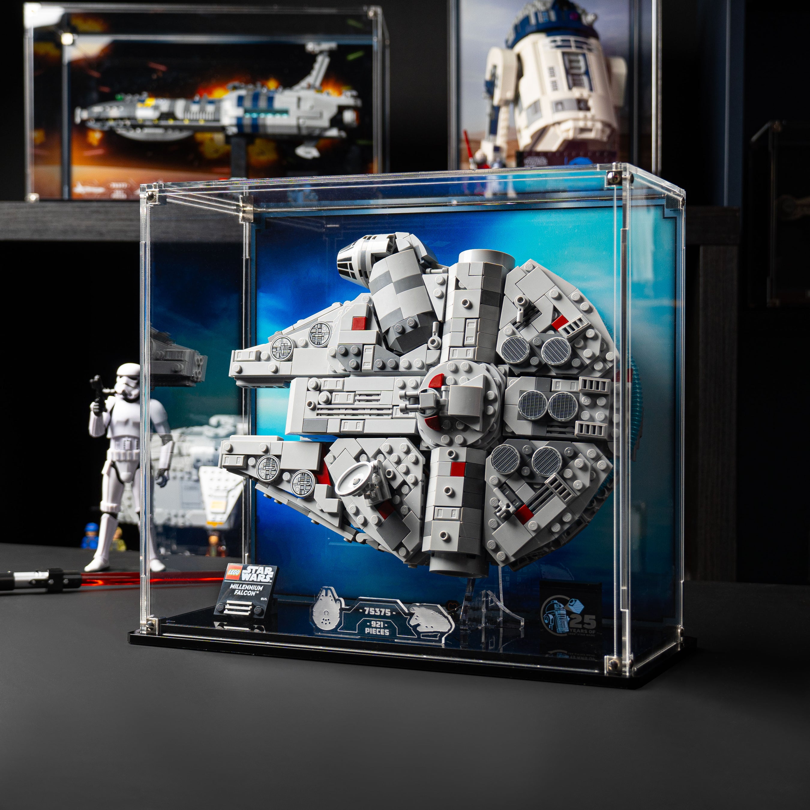 Horizontal & Angled Display Cases for LEGO® Star Wars™ Midi Scale Mill ...