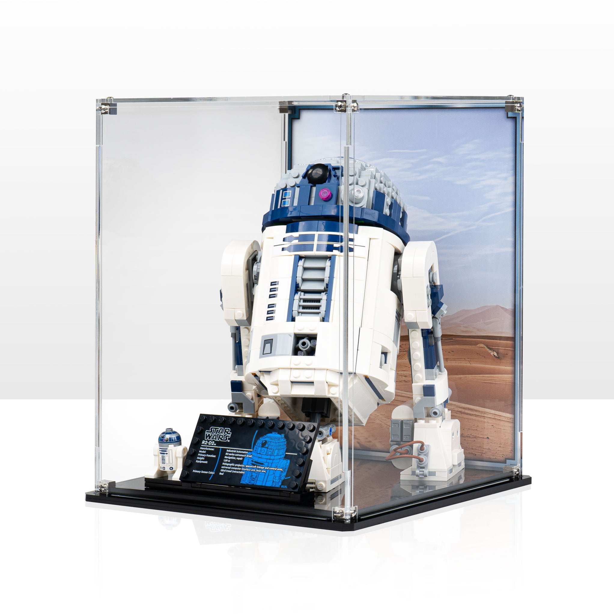 Display Case for LEGO Star Wars R2-D2 75379 — Wicked Brick