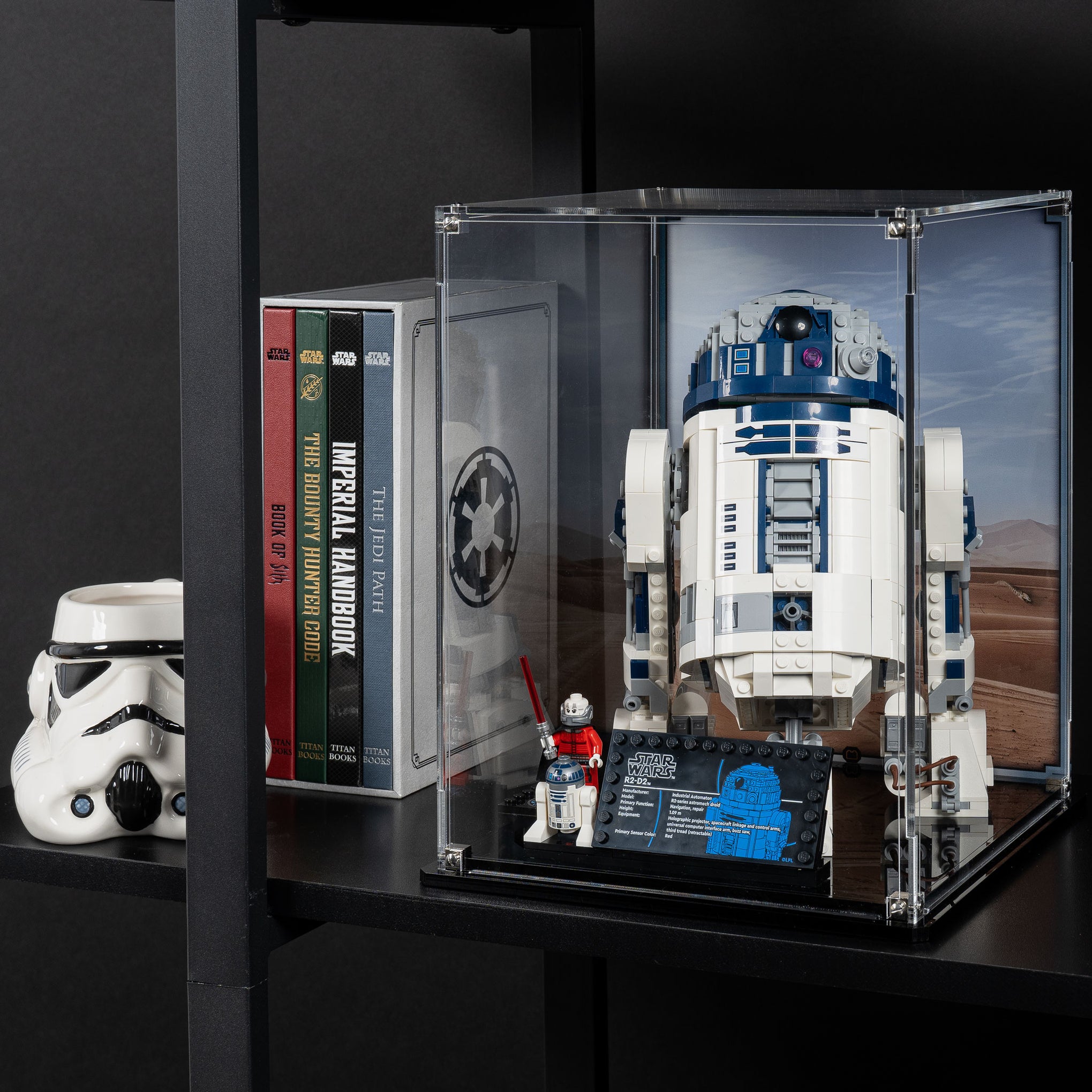 Display Case for LEGO Star Wars R2-D2 75379 — Wicked Brick