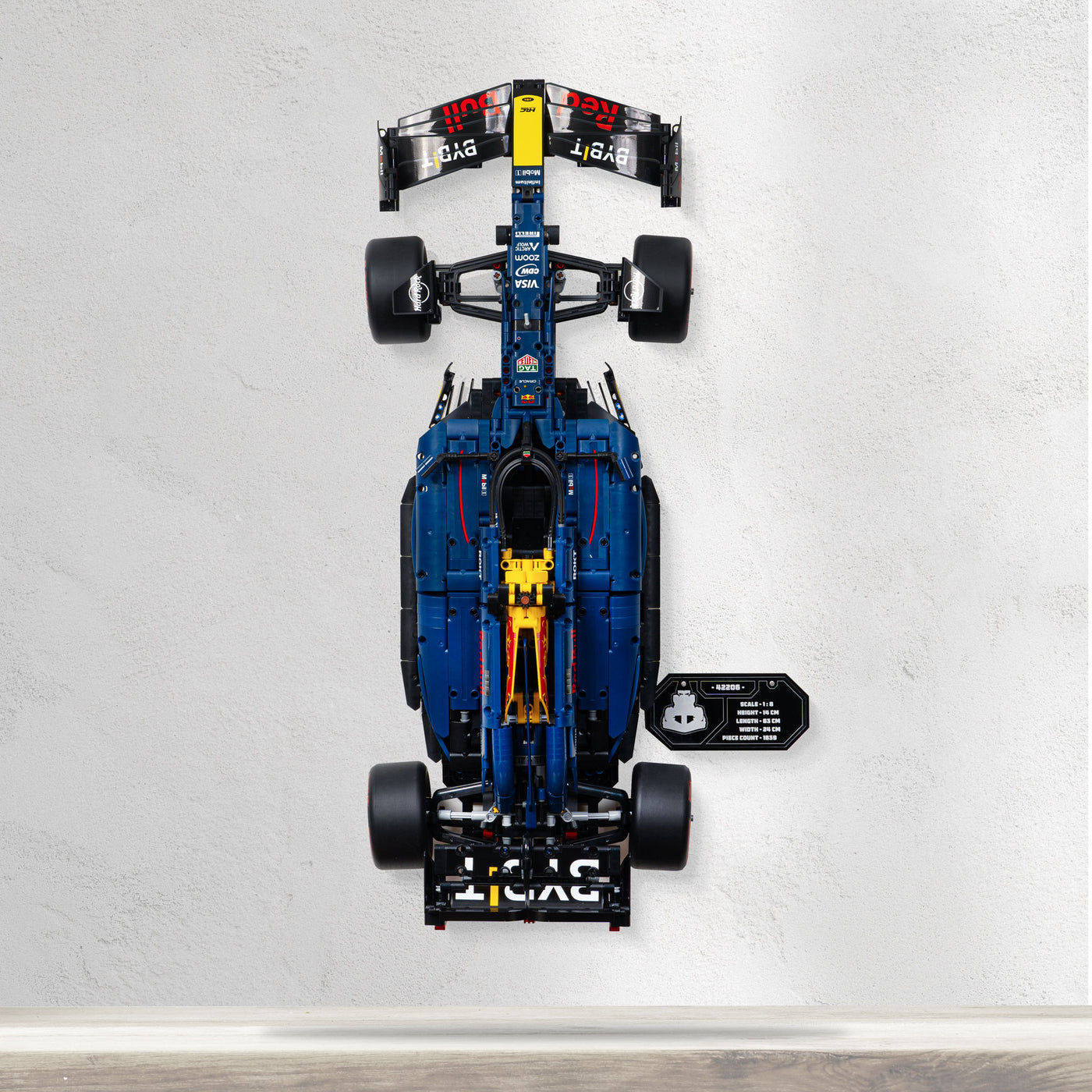 Wall Mounted Display Stand for LEGO® Technic Oracle Red Bull Racing RB ...