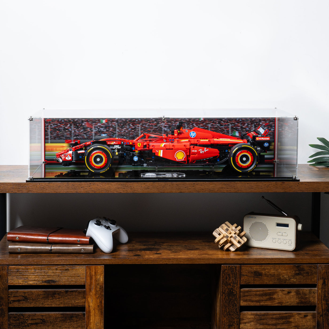Display Case for LEGO Technic Ferrari SF-24 F1 Car 42207 — Wicked Brick