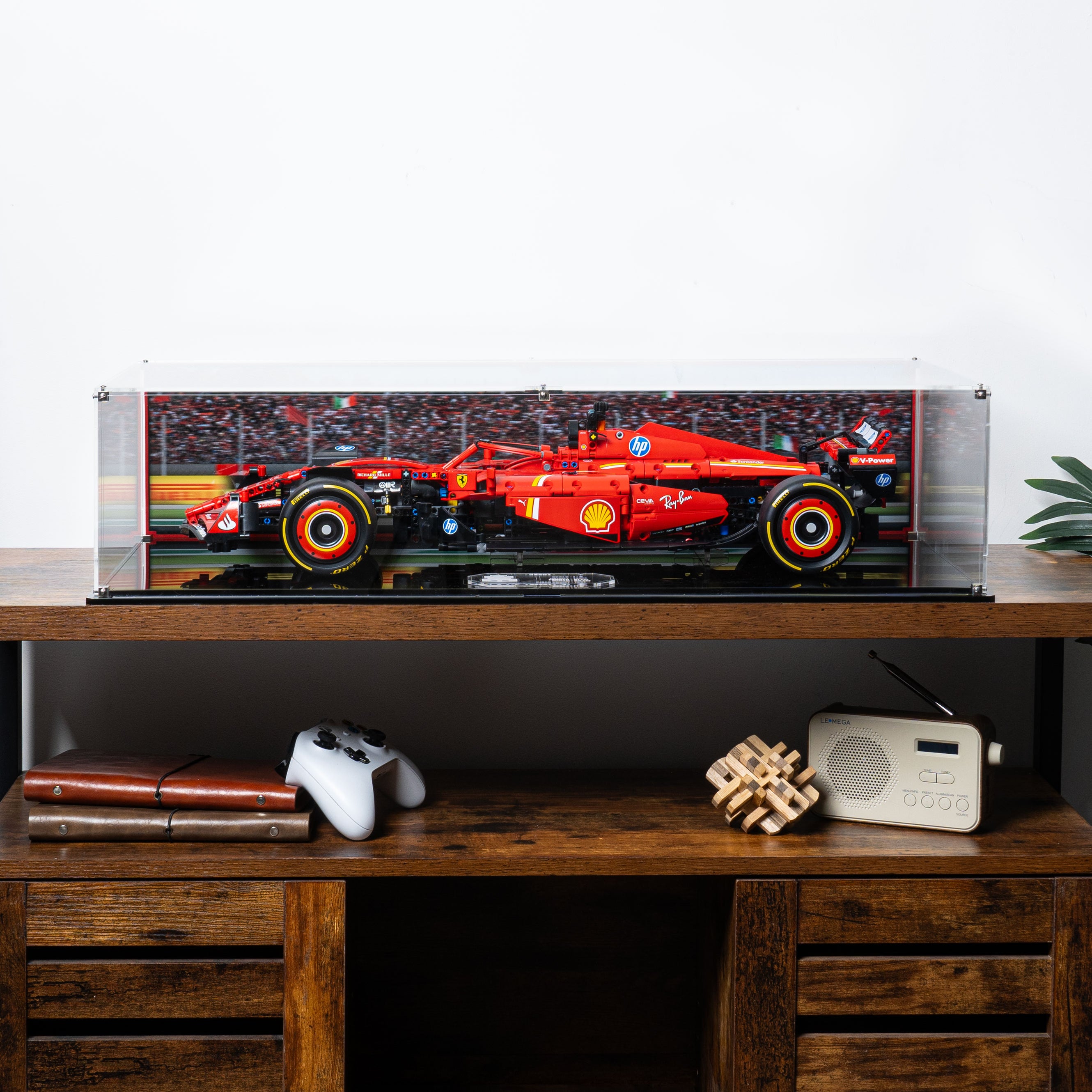 Display Case for LEGO Technic Ferrari SF-24 F1 Car 42207 — Wicked Brick